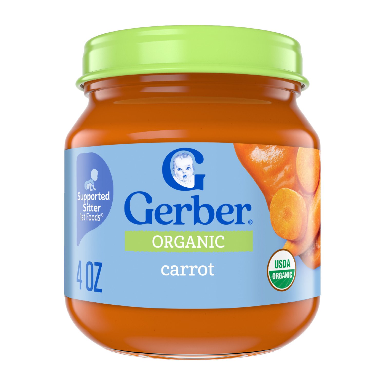 Gerber Organic for Baby 1st Foods - Carrot - Shop Baby food at H-E-B