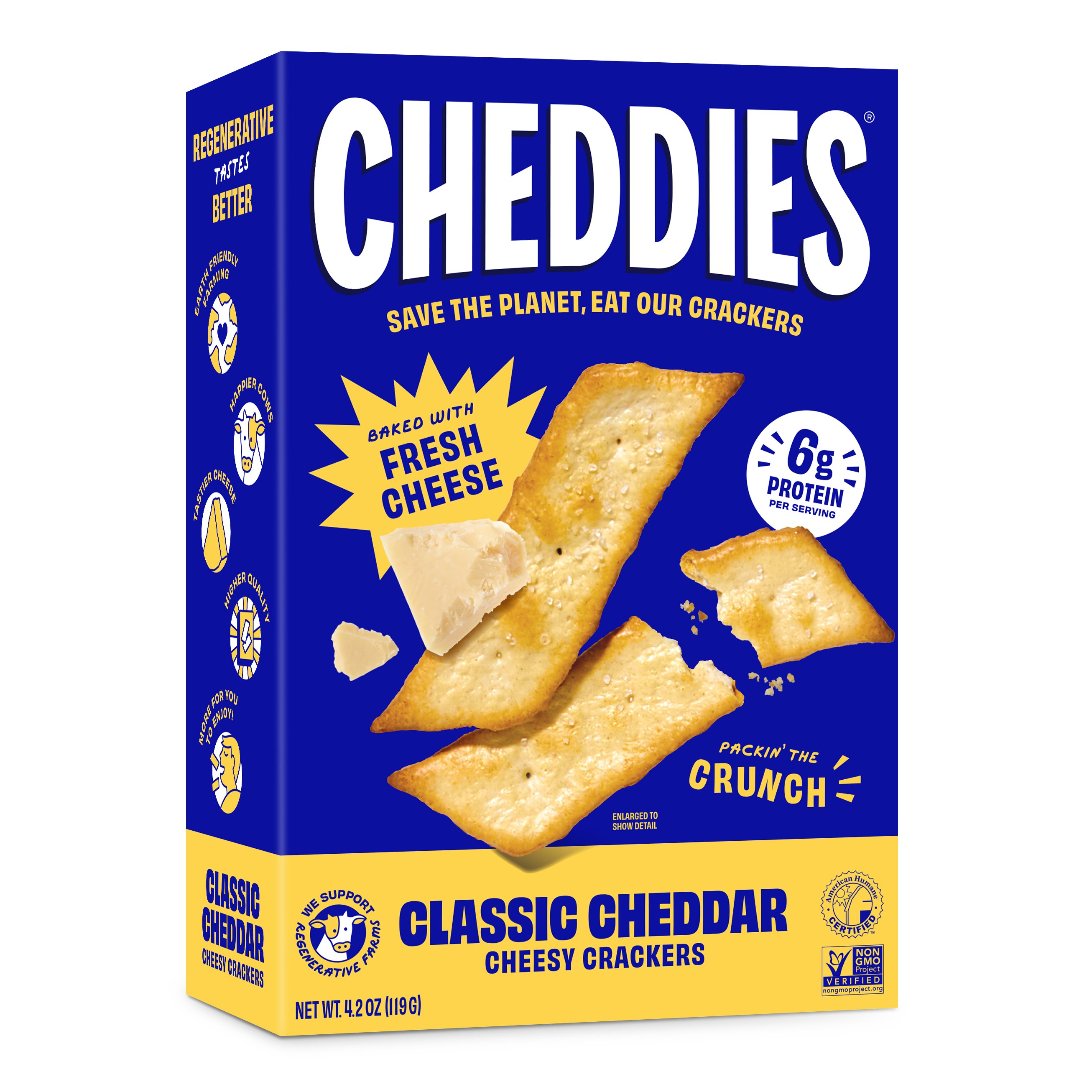 Cheddies Cheese Crackers - Classic Cheddar - Shop Crackers ...