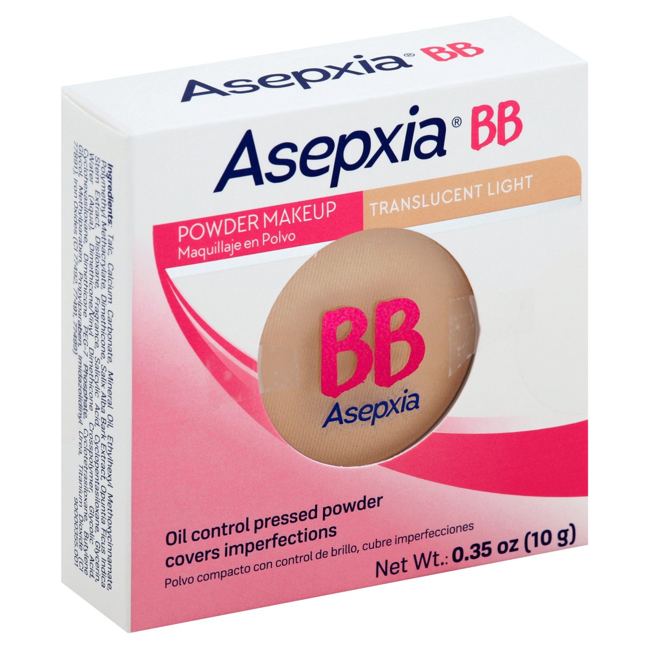 Asepxia BB Compact Powder Makeup Translucent Light - Shop Powder at H-E-B