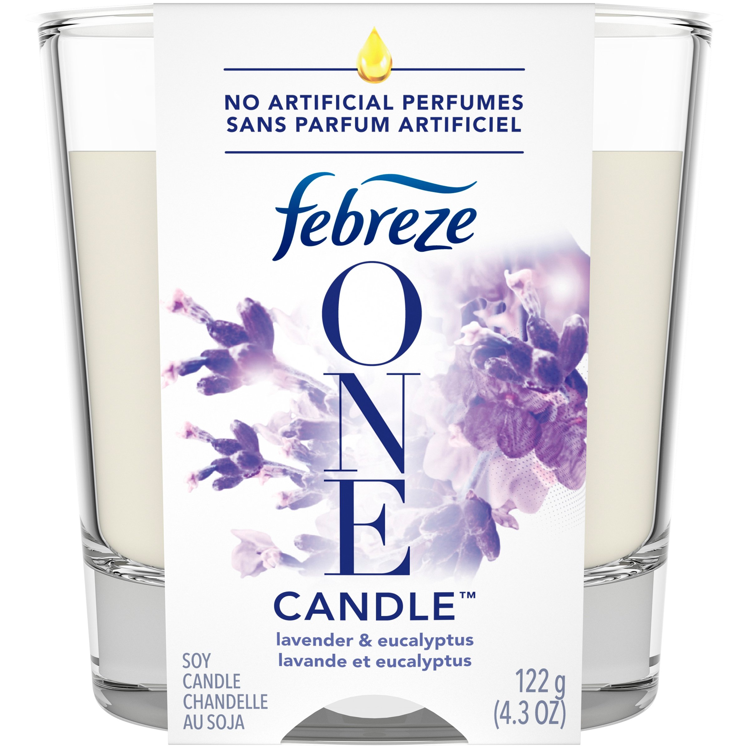 Febreze One Lavender & Eucalyptus Candle - Shop Candles at H-E-B