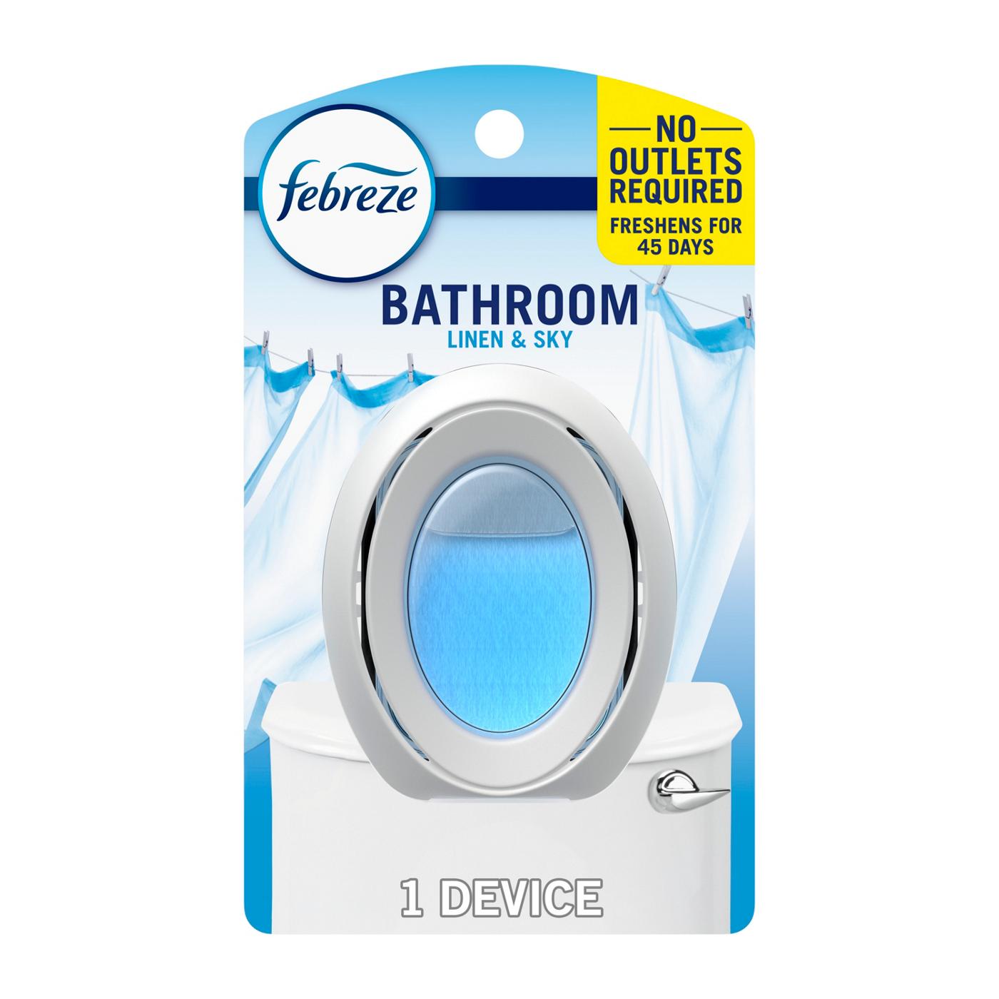 Febreze Bathroom Air Freshner - Linen & Sky - Shop Air fresheners at H-E-B
