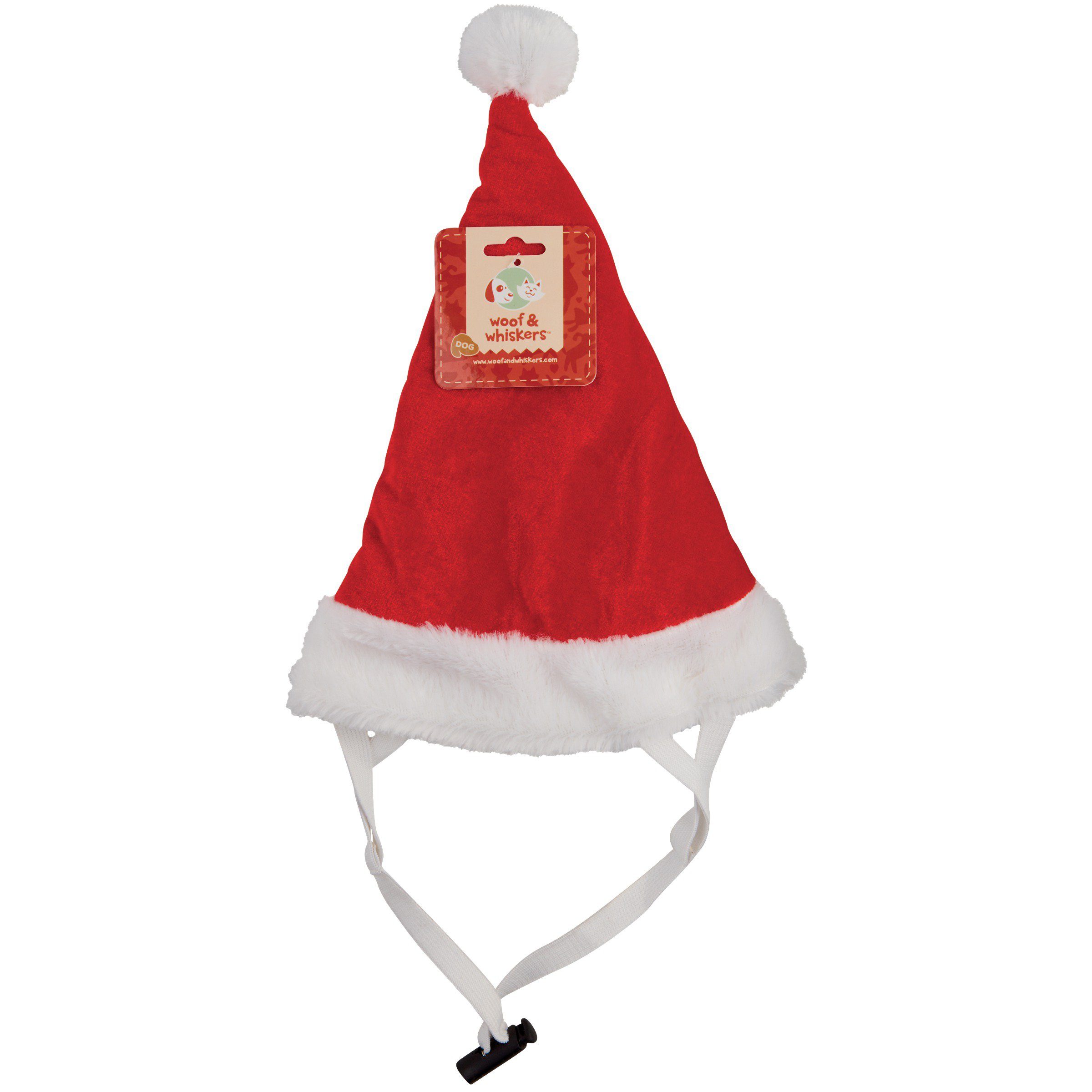 Woof and Whiskers Adjustable Santa Hat - Shop Clothes at H-E-B