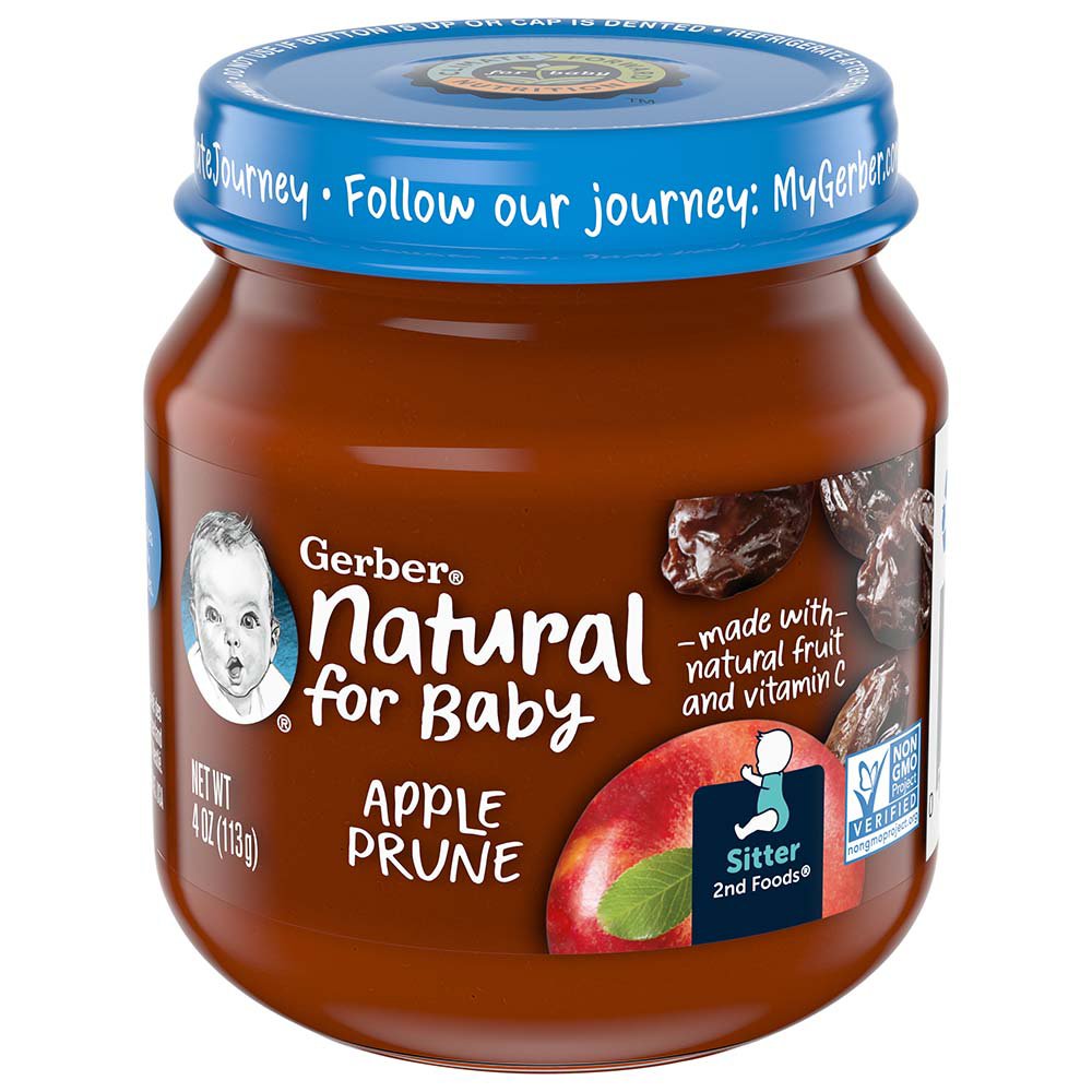Gerber Natural for Baby 2nd Foods - Apple Prune - Shop Baby food at H-E-B