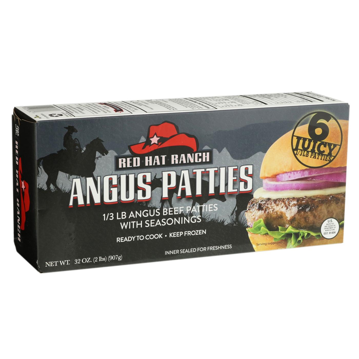 Red Hat Ranch Angus Beef Patties - Shop Beef at H-E-B
