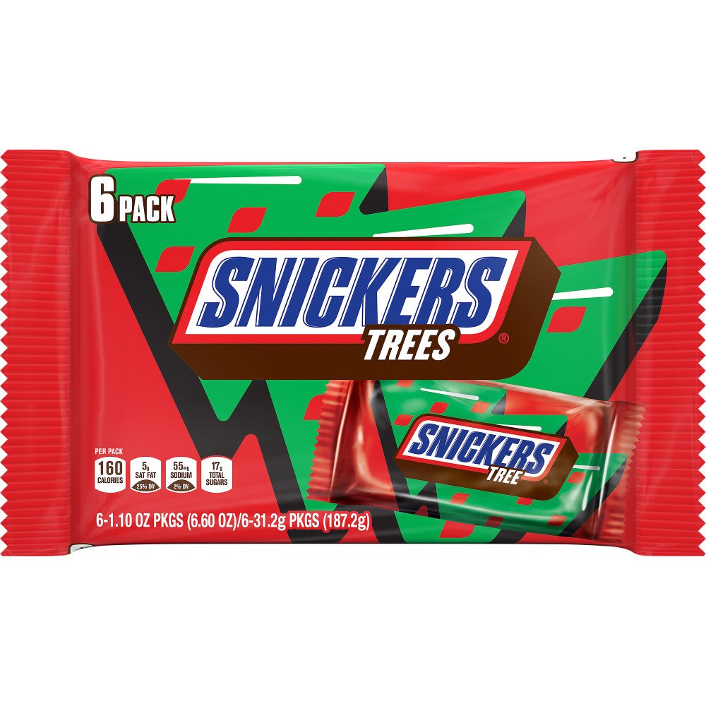 Snickers Trees Chocolate Holiday Candy Bars - Shop Candy at H-E-B