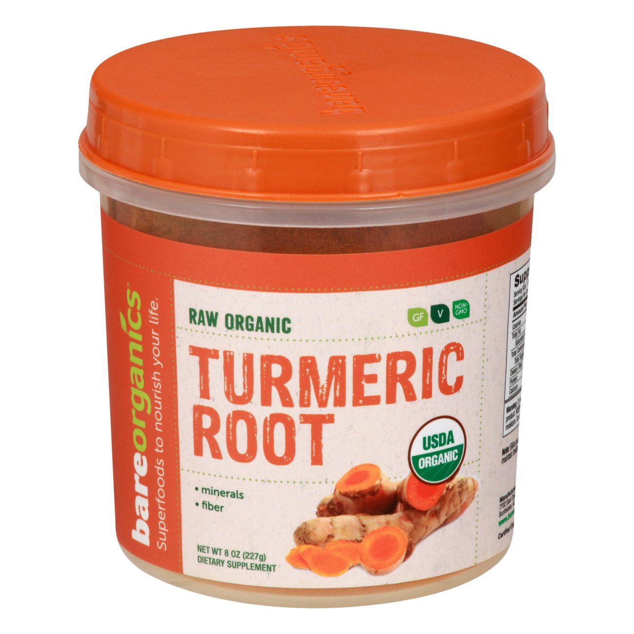 Bare Organics Raw Organic Turmeric Root - Shop Herbs & homeopathy at H-E-B
