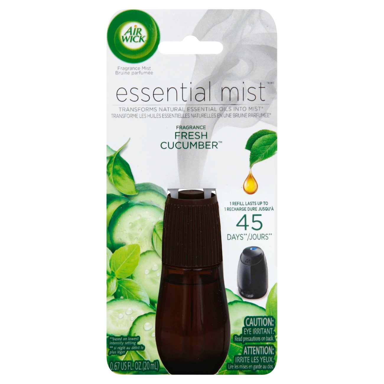 Air Wick Essential Mist Fresh Cucumber Refill - Shop Air fresheners at ...