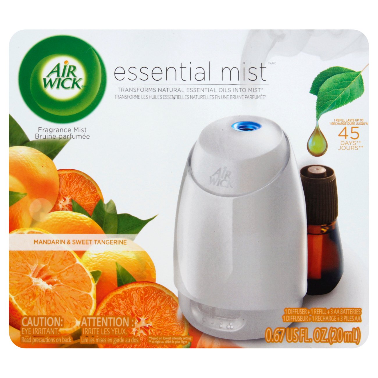 Air Wick Essential Mist Mandarin & Sweet Tangerine Kit - Shop Air ...