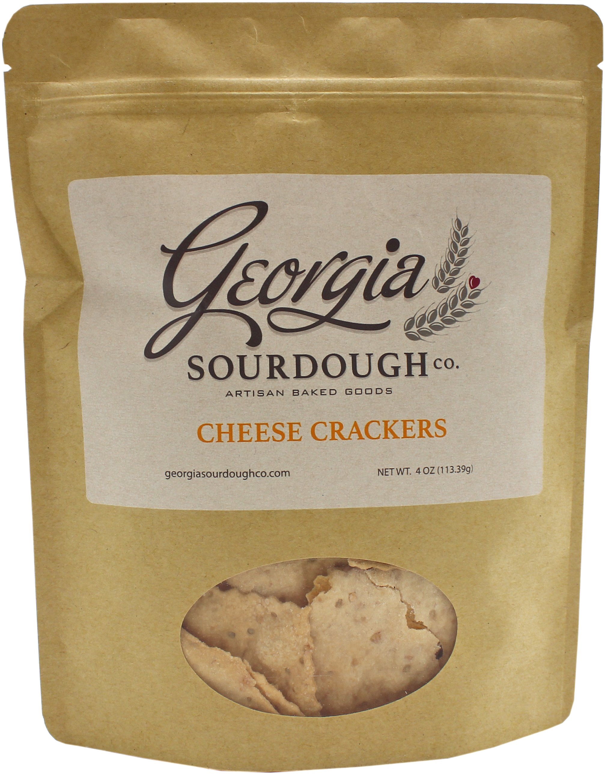 Georgia Sourdough Cheese Crackers, 4 OZ | Central Market - Really Into Food