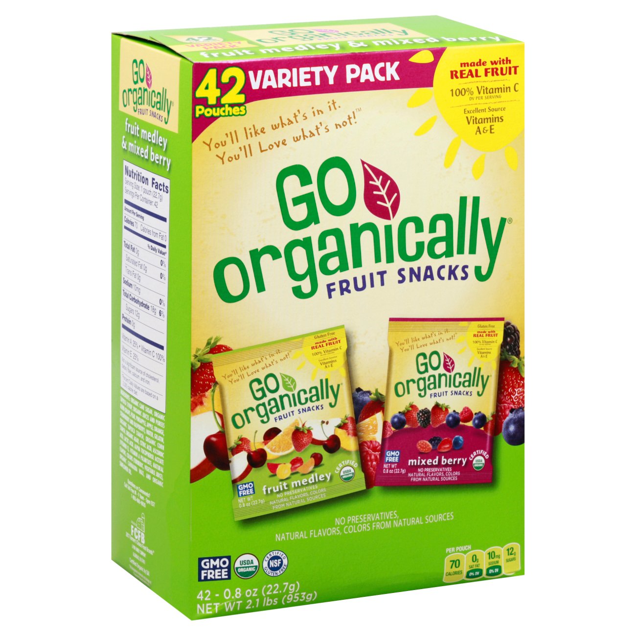 Go Organically Fruit Snacks Variety Pack - Shop Fruit snacks at H-E-B