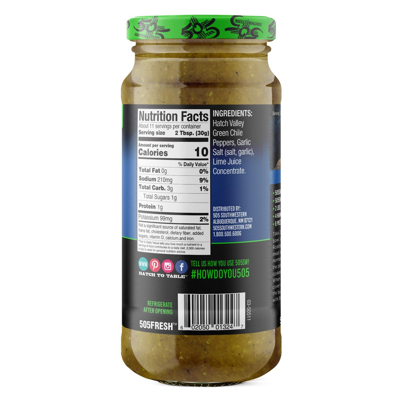 505 Southwestern Mild Flame Roasted Hatch Valley Green Chile - Shop ...