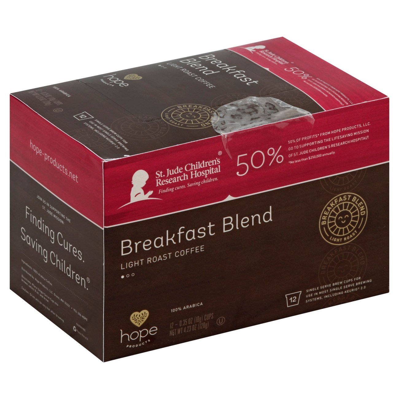 Hope Breakfast Blend Light Roast Single Serve Coffee Cups - Shop Coffee ...