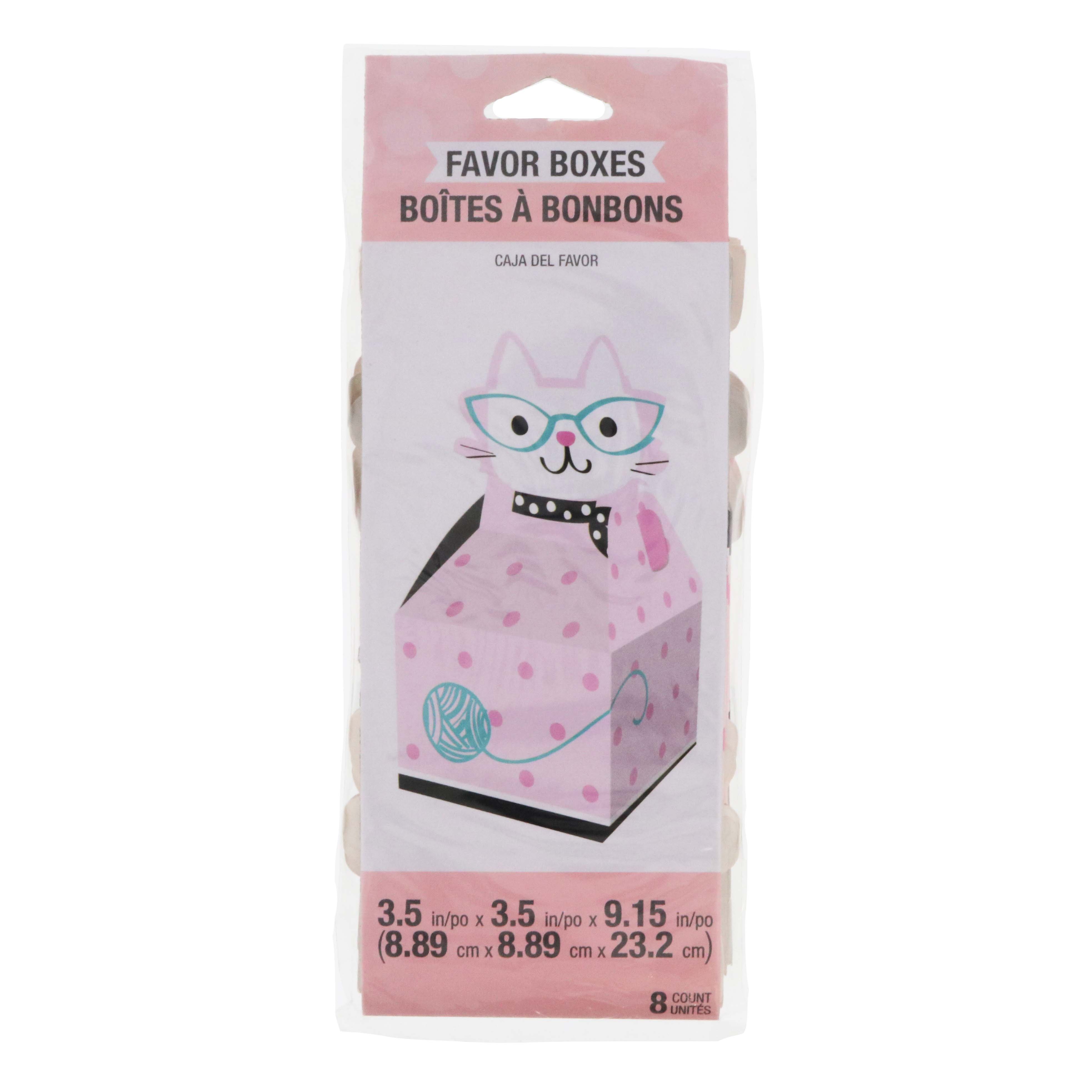 Creative Converting 8 Purr-Fect Party Favor Boxes - Shop Favors at H-E-B