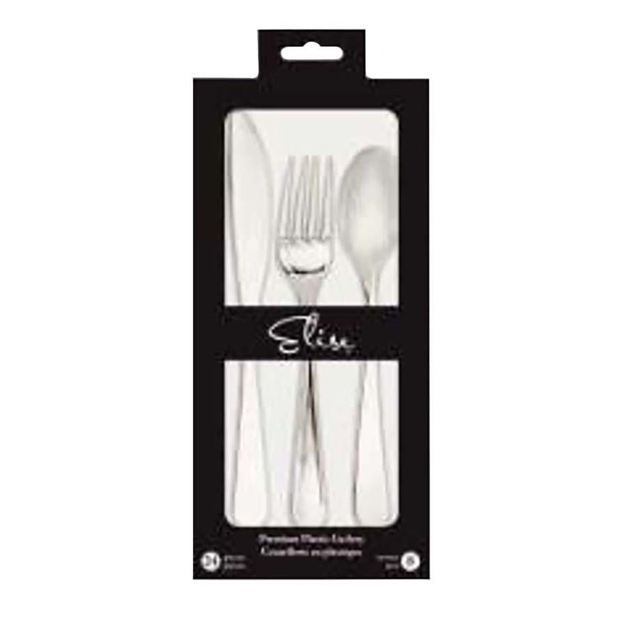 Creative Converting Plastic Knives, Forks & Spoons Combo Set - Metallic ... Creative Converting Plastic Knives, Forks & Spoons Combo Set - Metallic ...