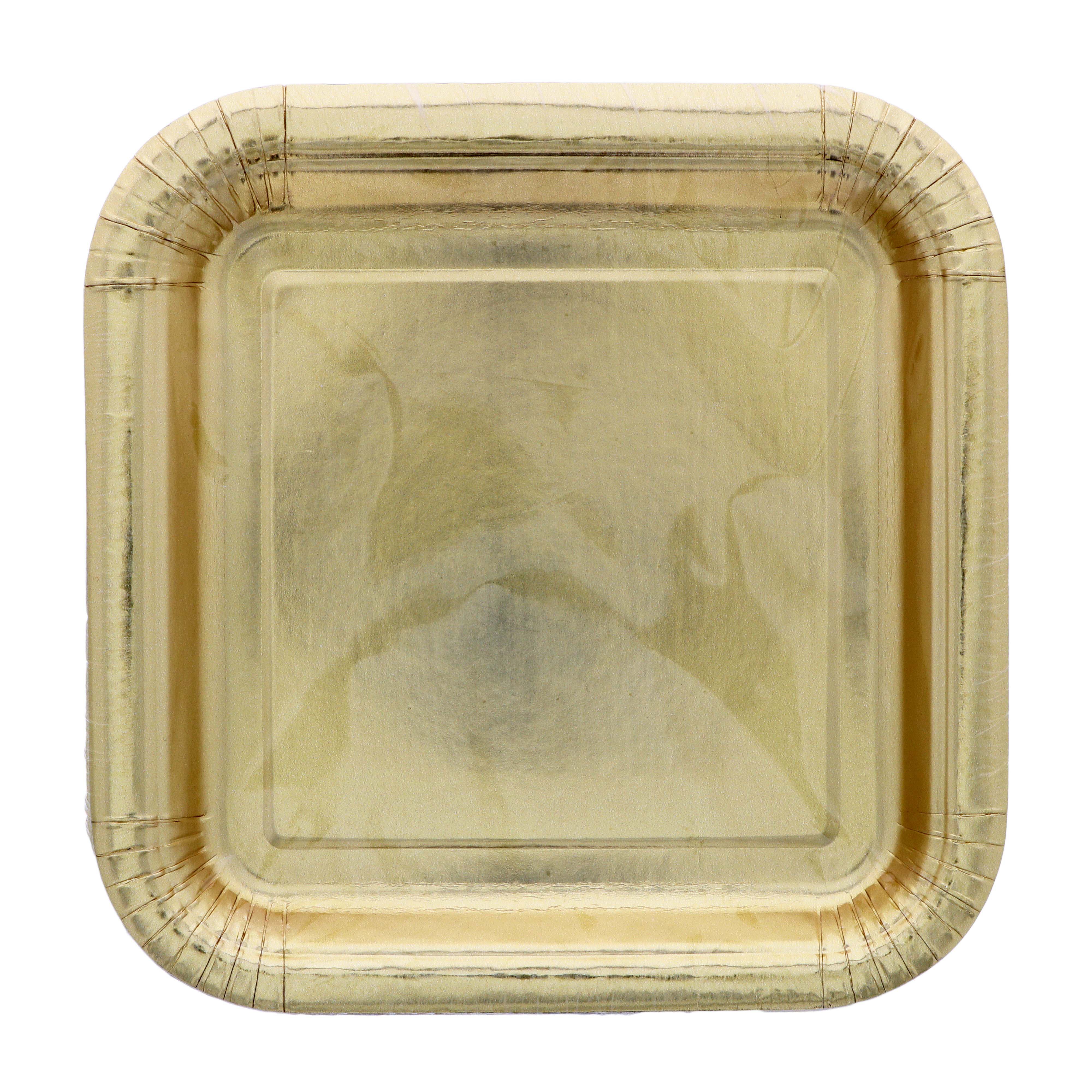 unique Gold Paper Plates, 7 in - Shop Plates & bowls at H-E-B