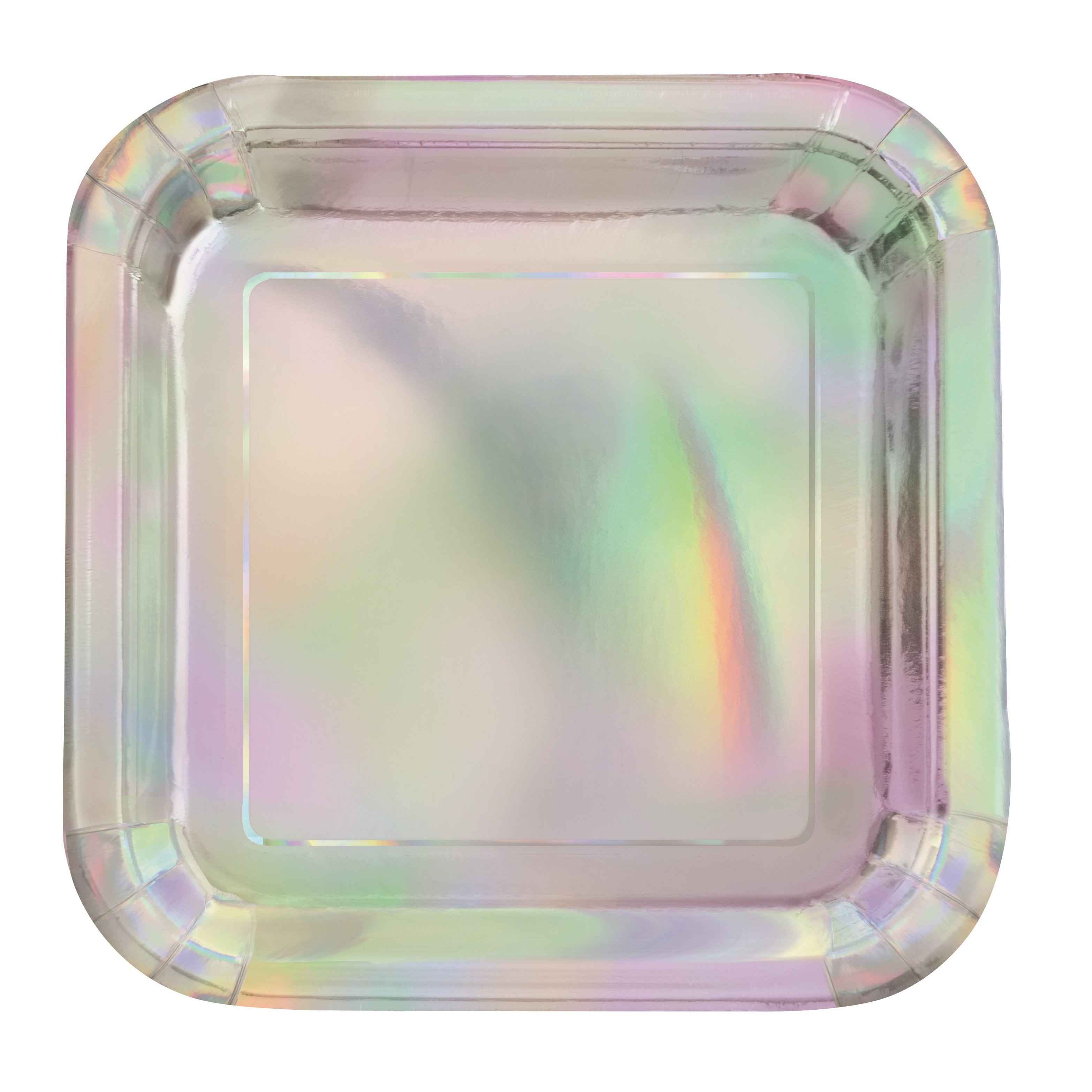 unique-iridescent-foil-square-paper-plates-9-in-shop-plates-bowls