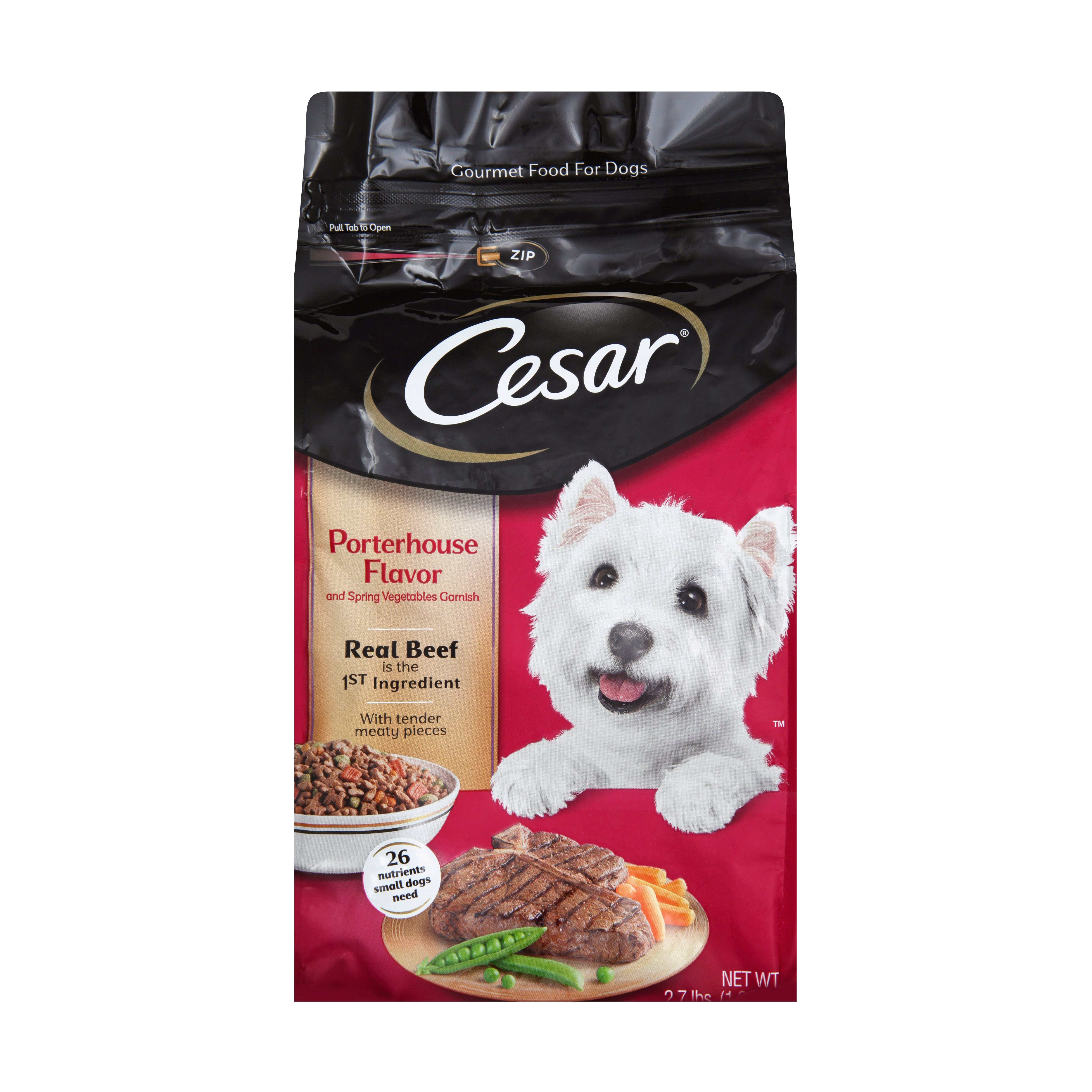 Cesar Porterhouse Beef with Vegetables Dry Dog Food - Shop Dogs at H-E-B