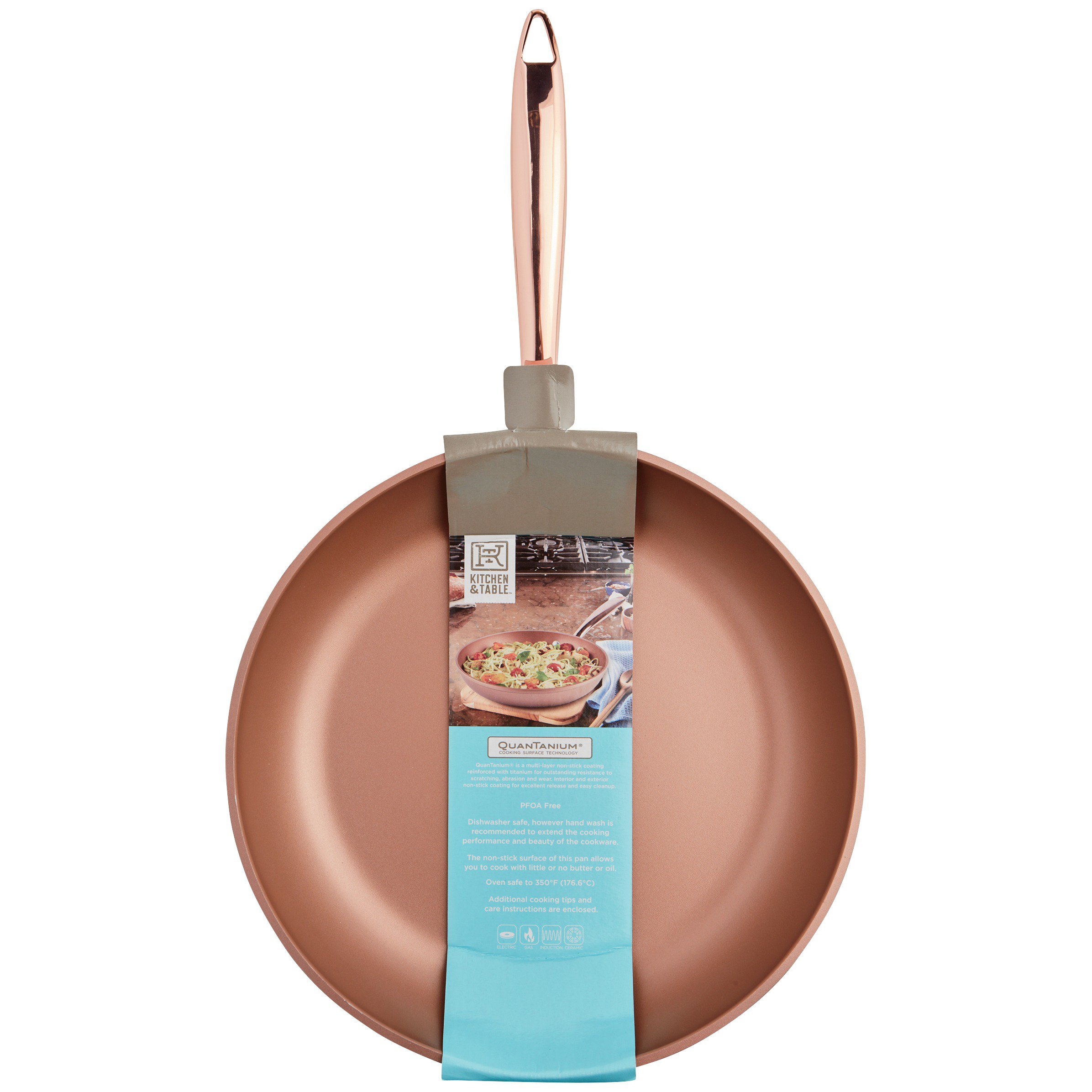 Kitchen & Table Rose Gold Fry Pan - Shop Cookware at H-E-B