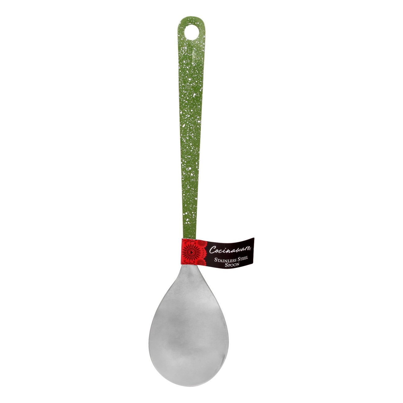 Cocinaware Green Speckled Stainless Steel Spoon - Shop Utensils ...