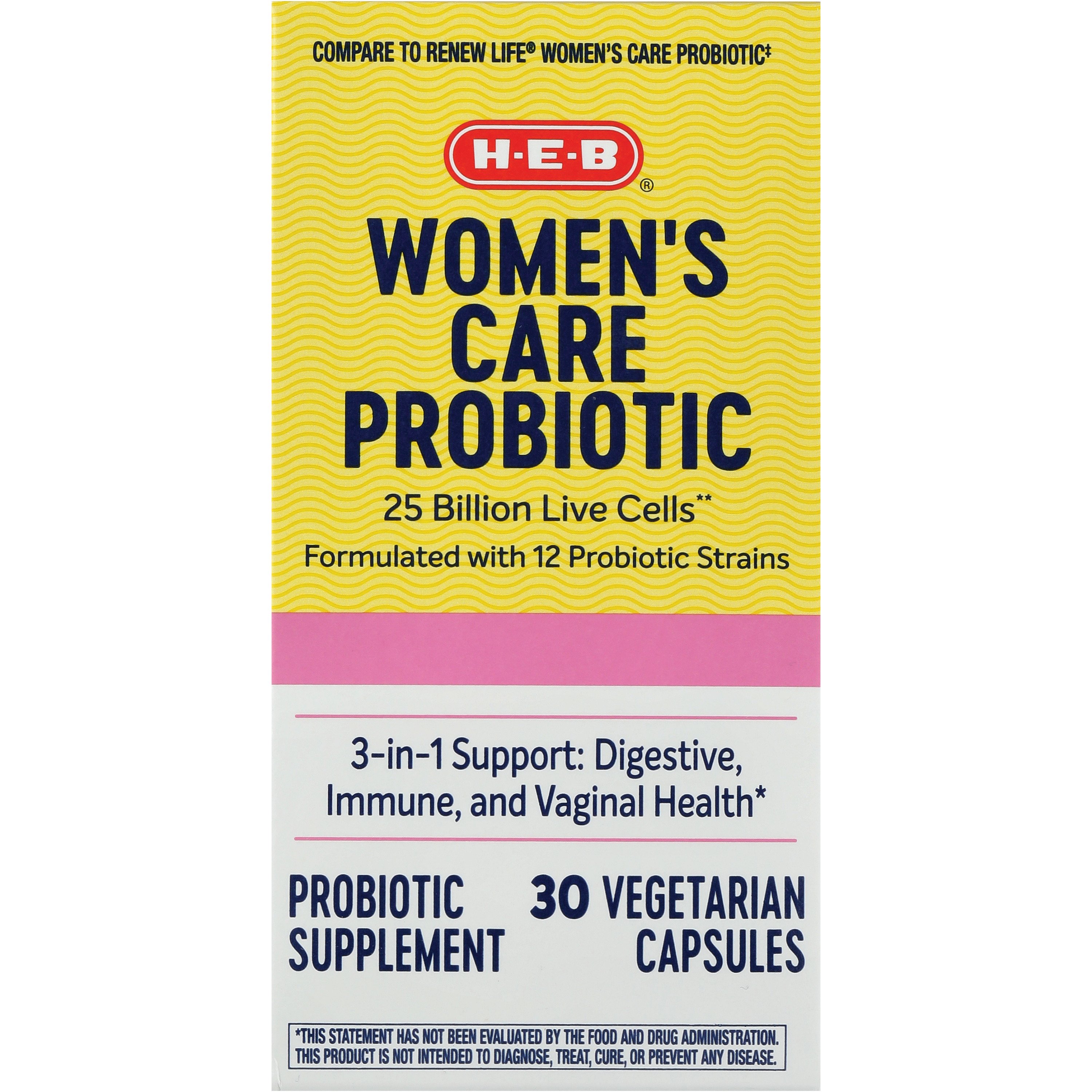 H-E-B Women's Care Probiotic Capsules - Shop Diet & fitness at H-E-B