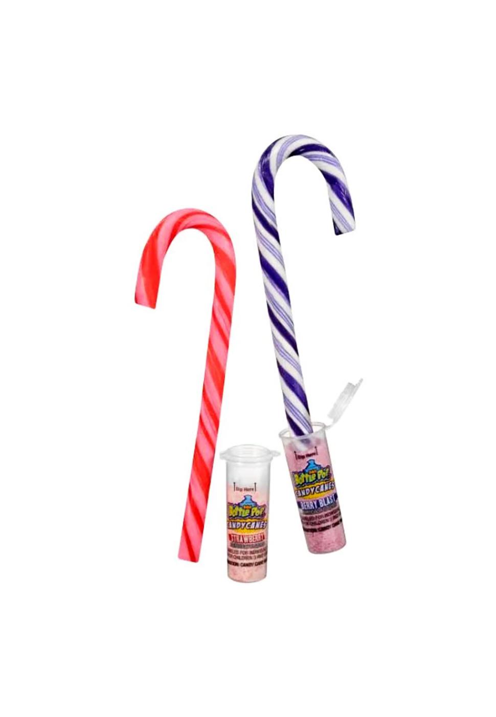 Baby Bottle Pop Christmas Candy Canes with Dipping Powder - Shop Candy ...