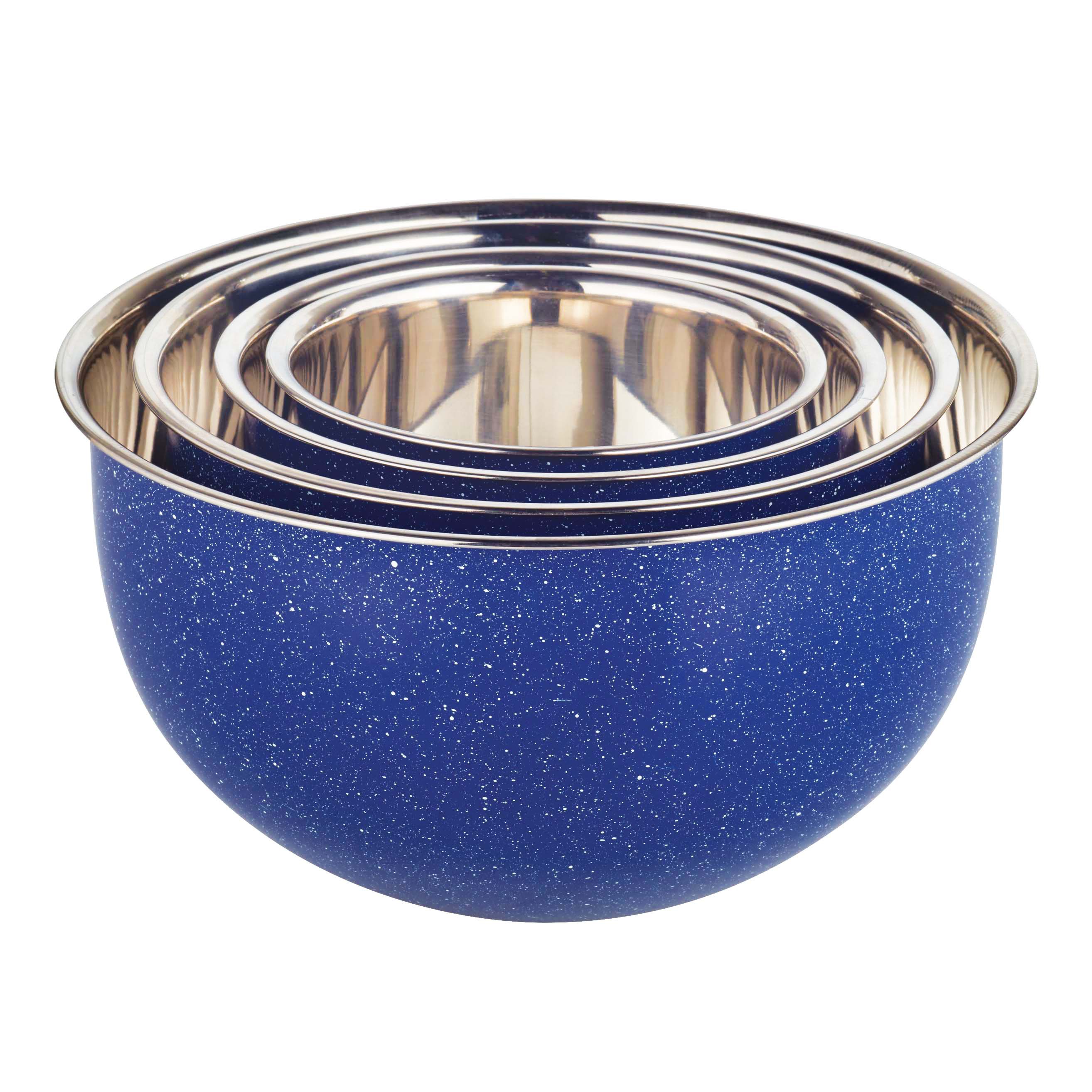 Cocinaware Cobalt Speckled Mixing Bowls Set - Shop Kitchen & Dining at ...