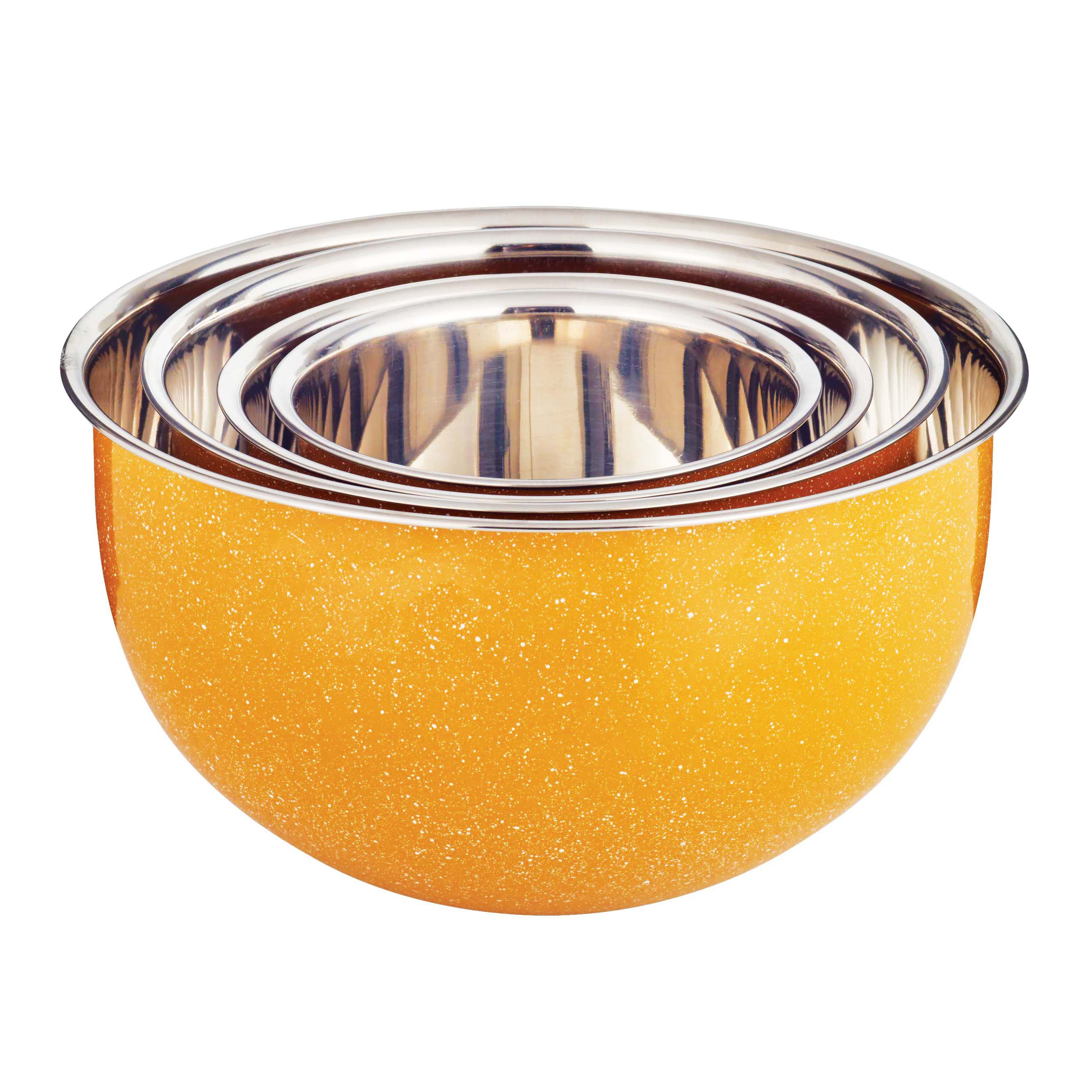 Cocinaware Yellow Speckled Mixing Bowl Set - Shop Mixing bowls at H-E-B