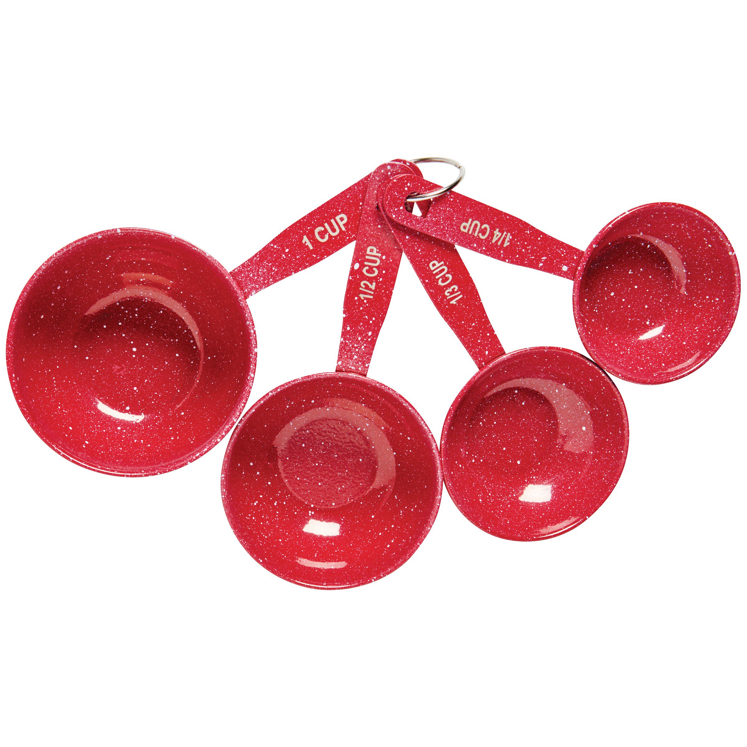 Cocinaware Red Speckled Measuring Cups - Shop Utensils & gadgets at H-E-B