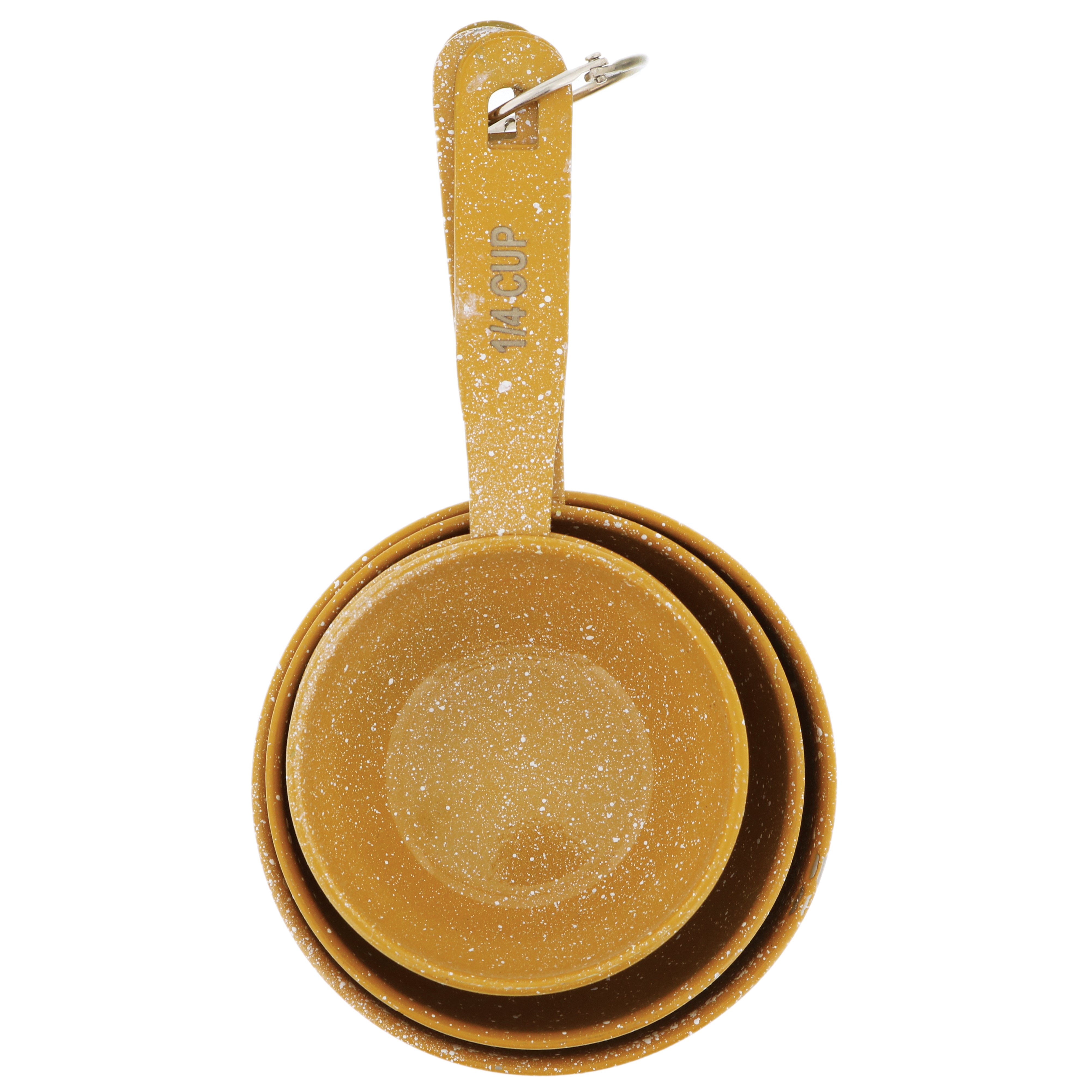 Cocinaware Yellow Speckled Measuring Cups - Shop Utensils & Gadgets at ...