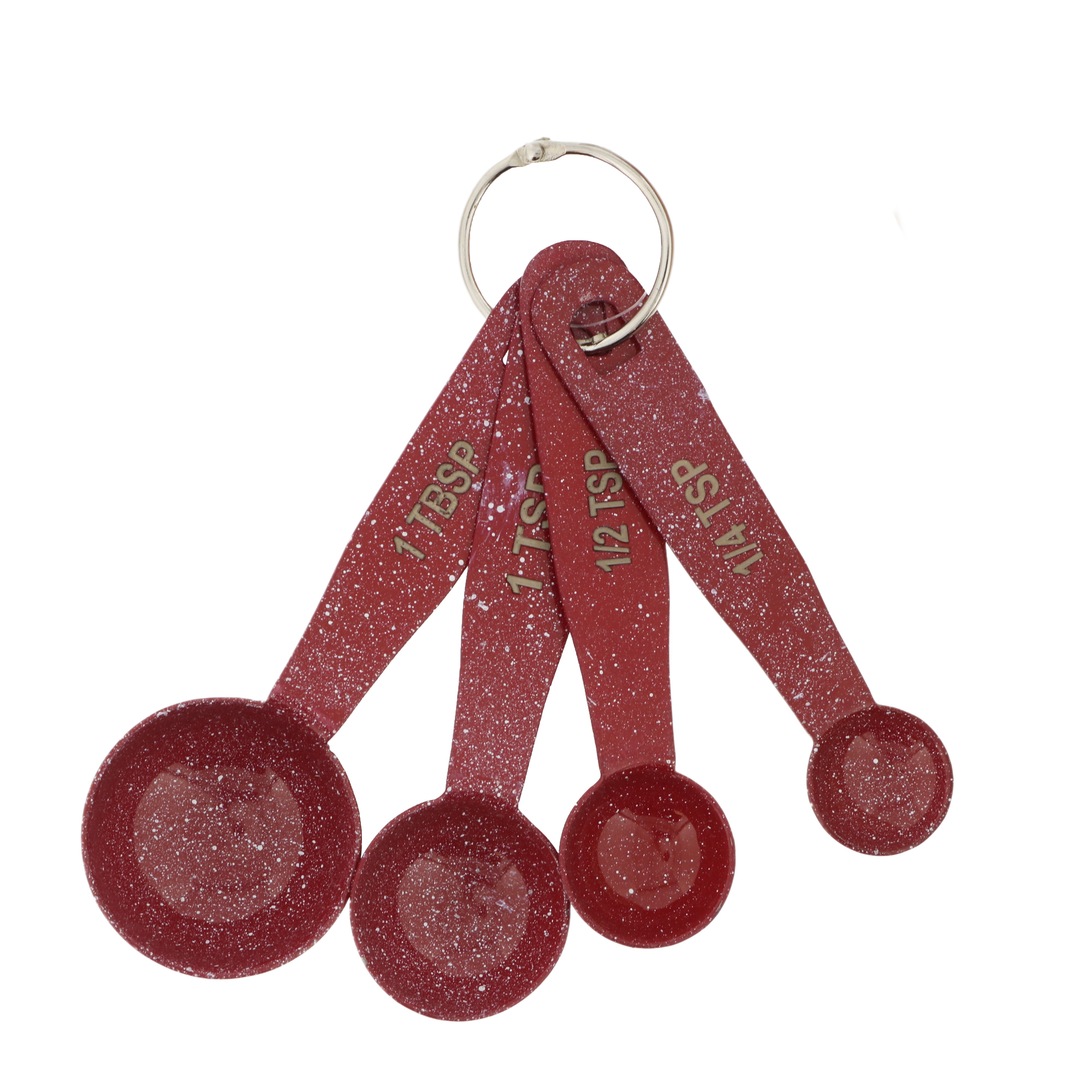 Cocinaware Red Speckled Measuring Spoons - Shop Utensils & gadgets at H-E-B