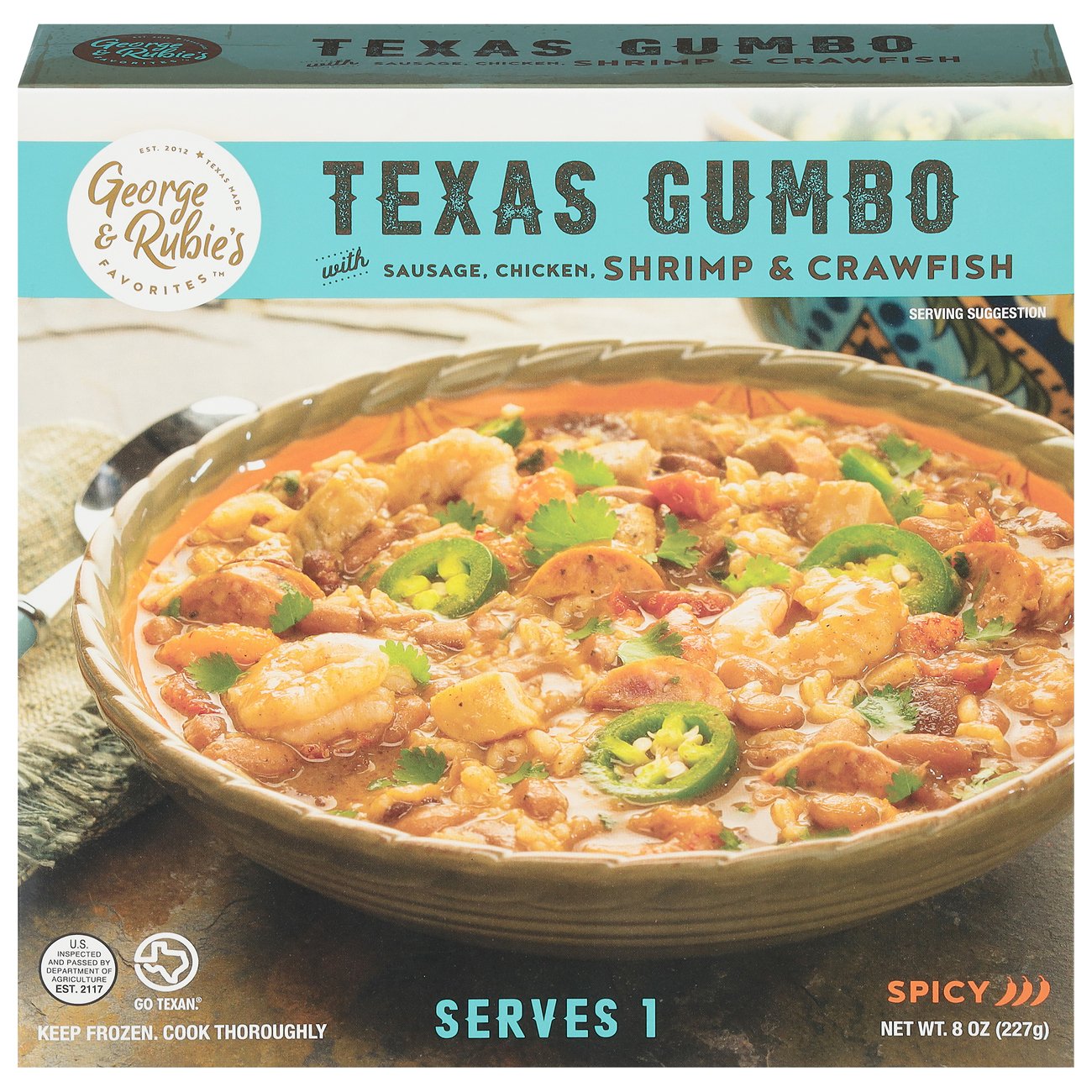 George & Rubie's Favorites Frozen Shrimp & Crawfish Texas Gumbo Frozen ...