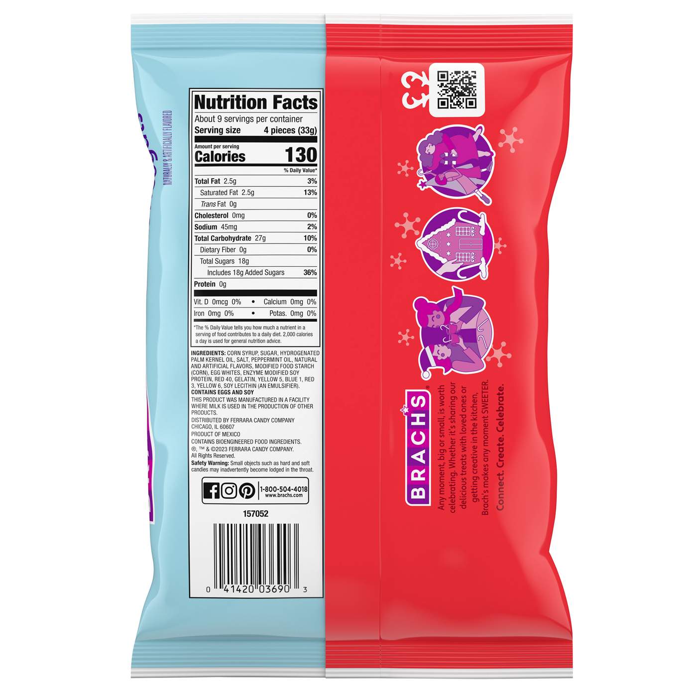 Brach's Peppermint Christmas Nougats - Shop Candy at H-E-B