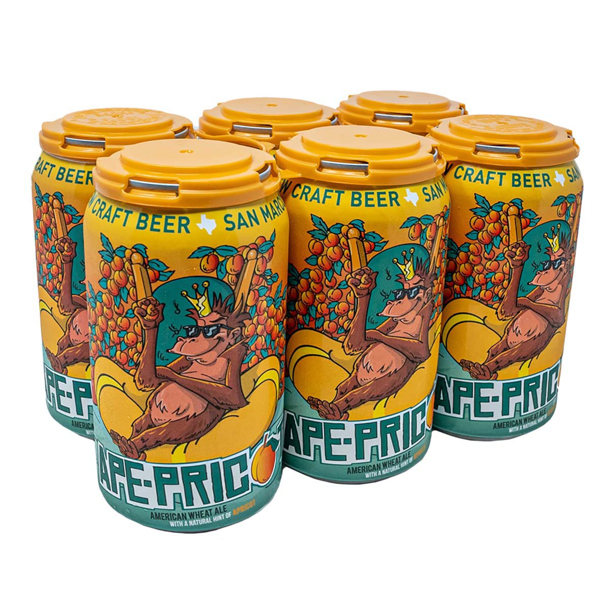 Aquabrew Ape-pricot American Wheat Ale 12 oz Cans - Shop Beer at H-E-B
