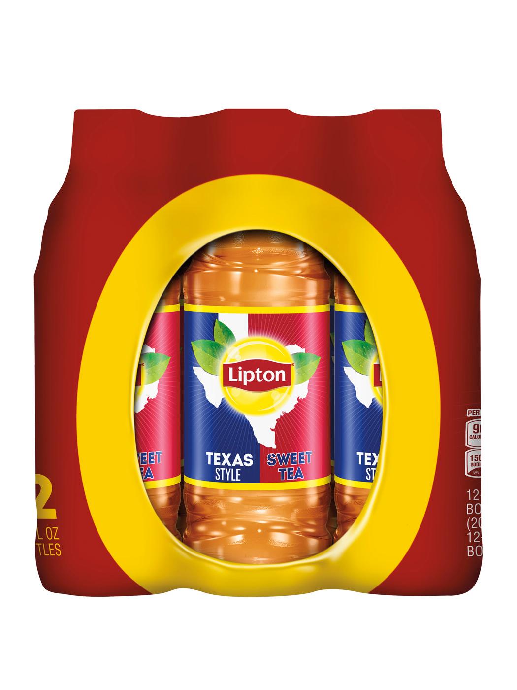Lipton Texas Style Sweet Tea 12 pk Bottles - Shop Tea at H-E-B
