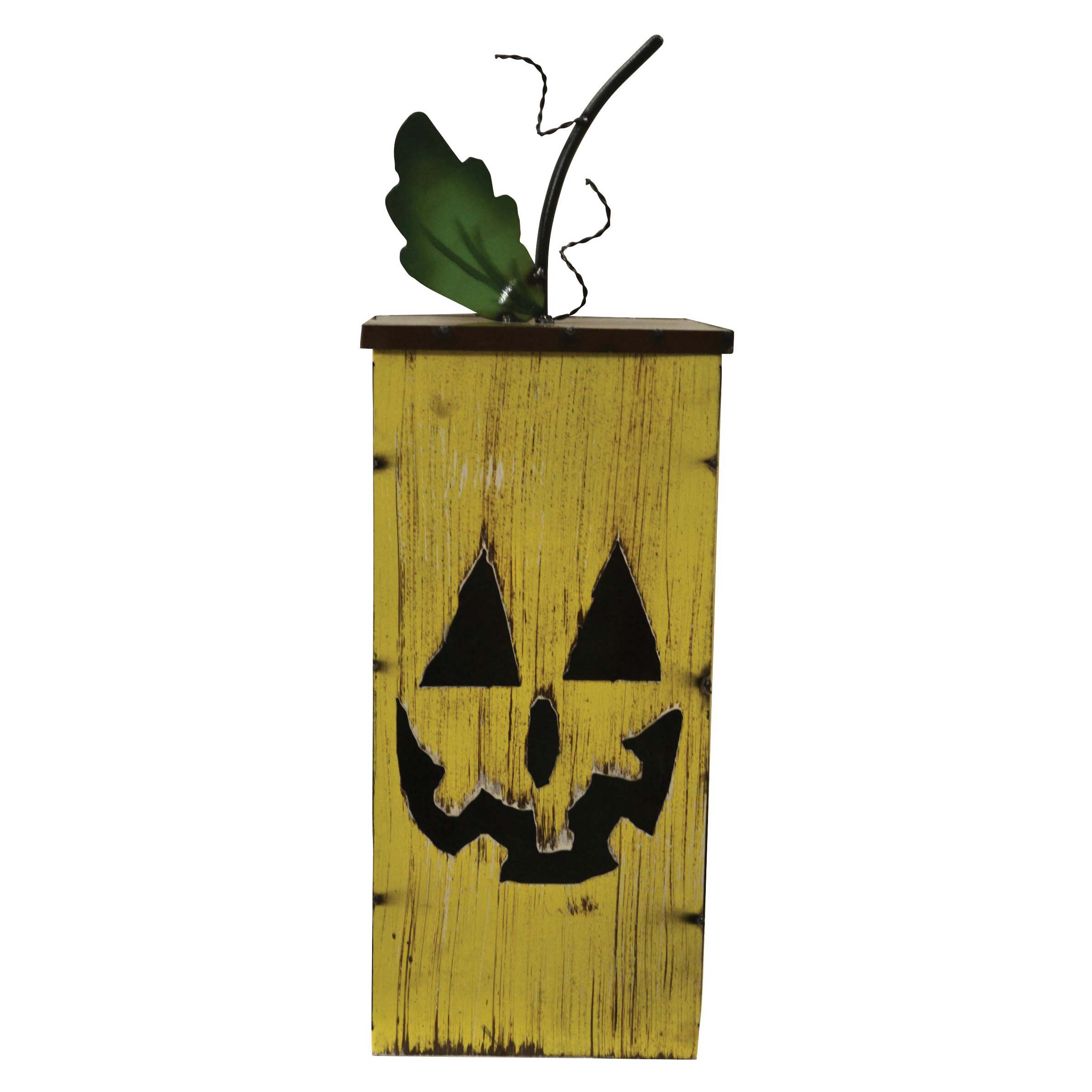 Creative Decor Sourcing Rectangular Yellow Pumpkin - Shop Outdoor decor ...