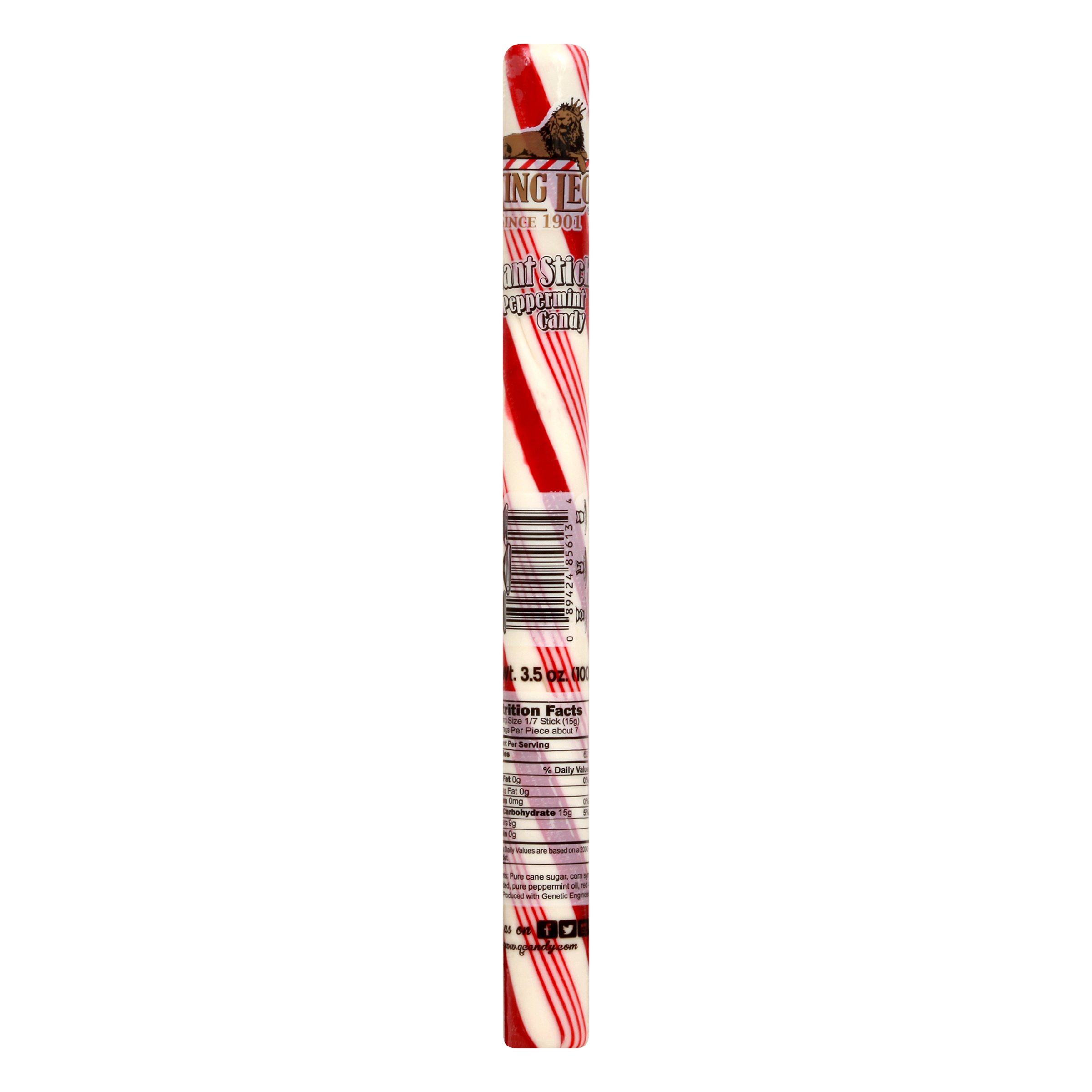 King Leo Giant Peppermint Stick Christmas Candy - Shop Candy at H-E-B