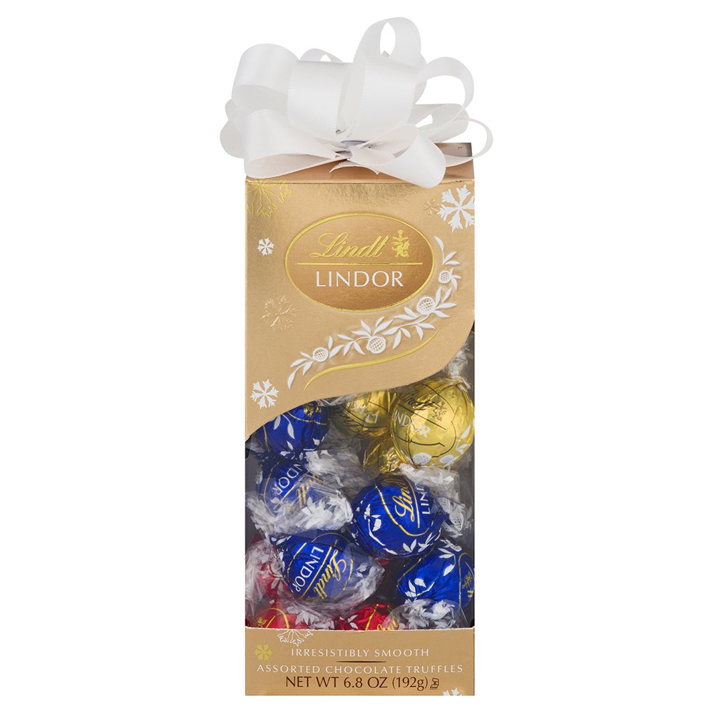 Lindt Lindor Assorted Chocolate Truffles Christmas Gift Box - Shop ...