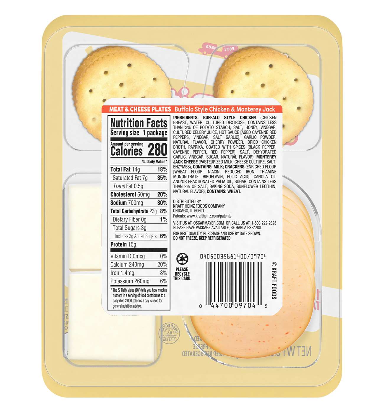 Oscar Mayer Natural Buffalo Chicken Snack - Shop Snack trays at H-E-B