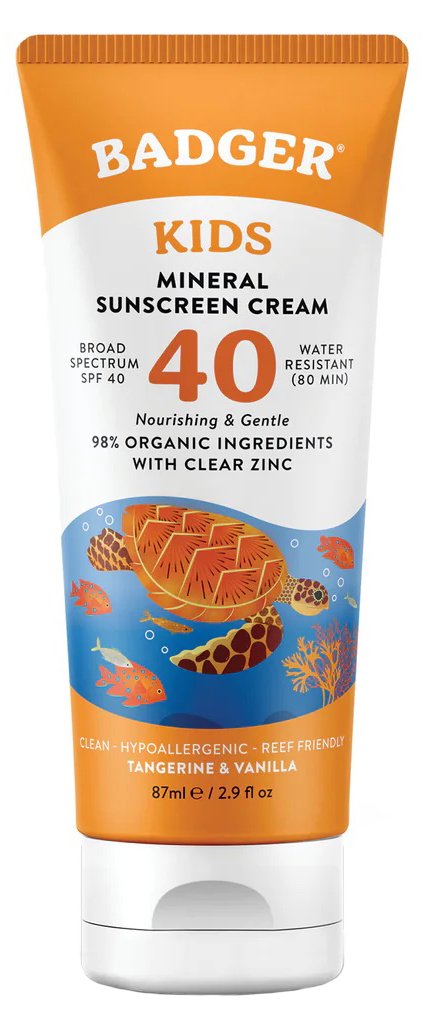 Badger Kids SPF 40 Mineral Sunscreen - Shop Sunscreen & self tanners at ...