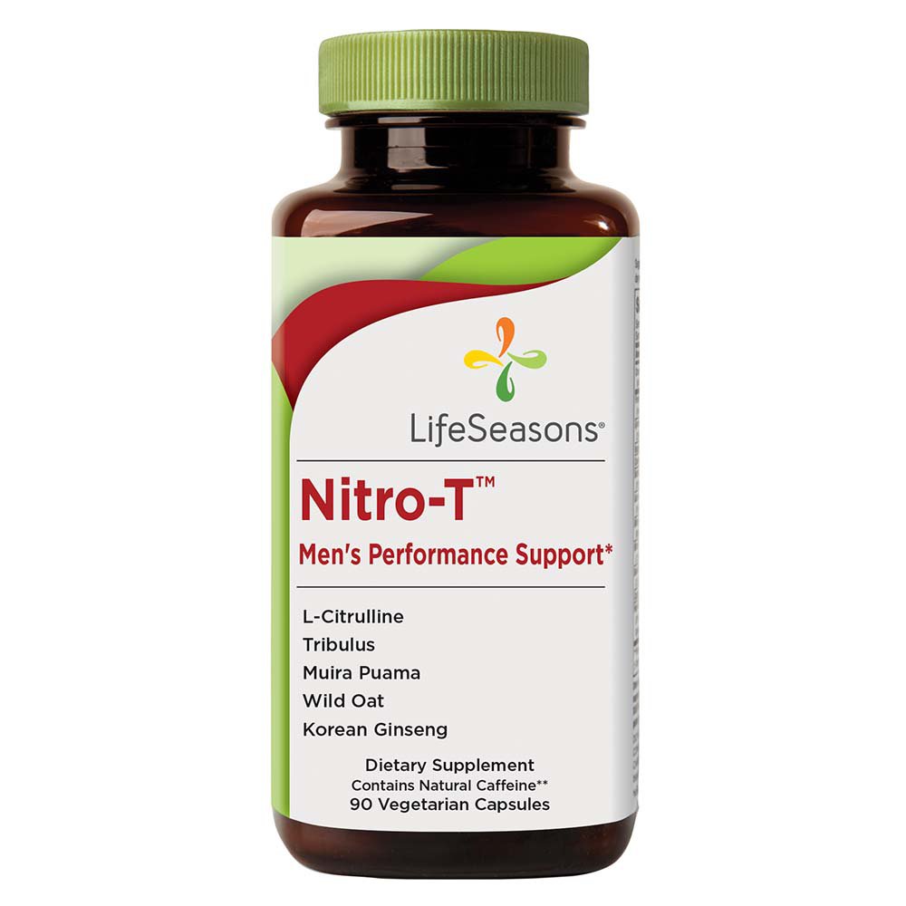 LifeSeasons Nitro-T Men's Performance Support Capsules - Shop Herbs ...