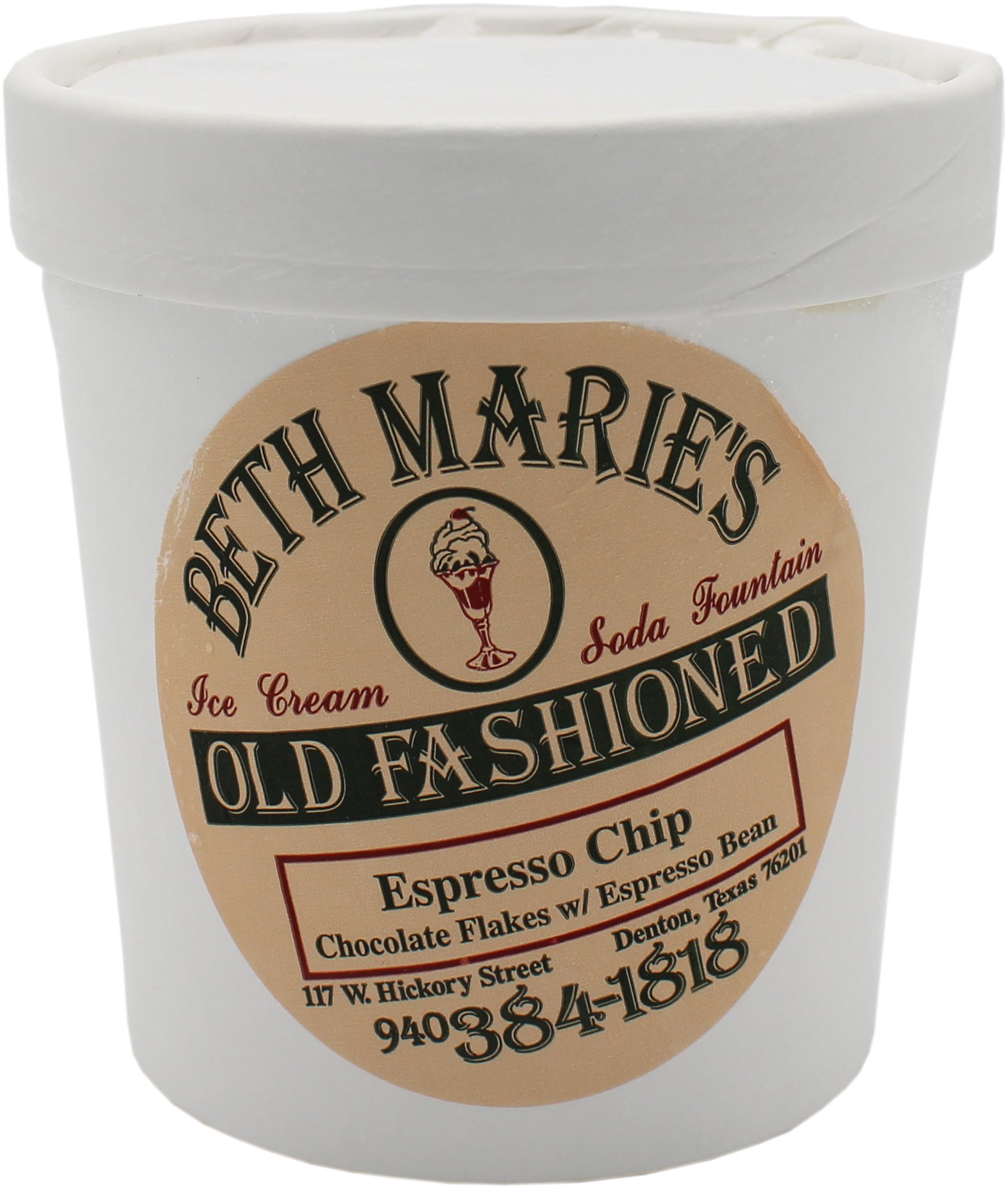 Beth Marie's Old Fashioned Espresso Chip Ice Cream, 1 pt | Central ...