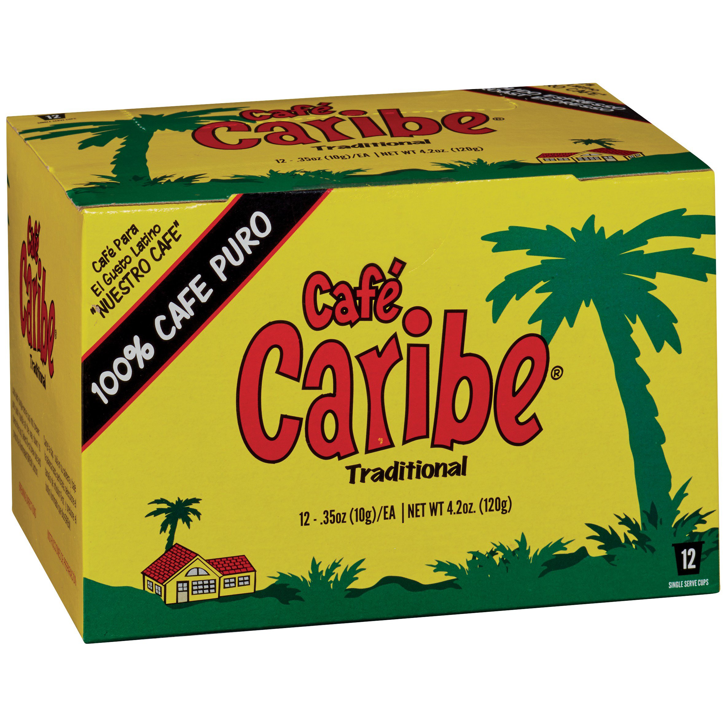 Cafe Caribe Traditional Dark Roast Espresso Single Serve Cups - Shop ...
