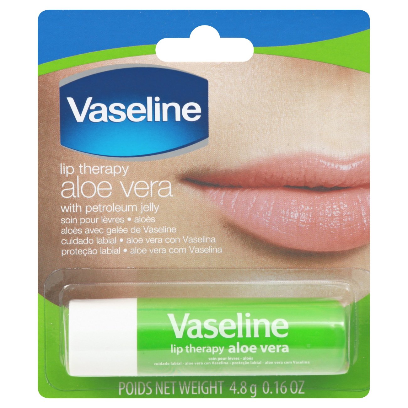 Vaseline Lip Therapy Aloe Vera with Petroleum Jelly - Shop Lip balm & treatments at H-E-B
