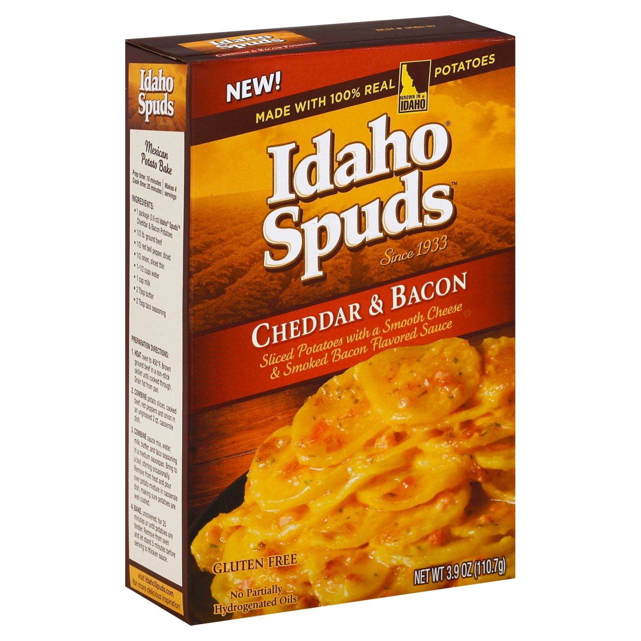 Idaho Spuds Cheddar & Bacon Potato Casserole - Shop Pantry Meals at H-E-B