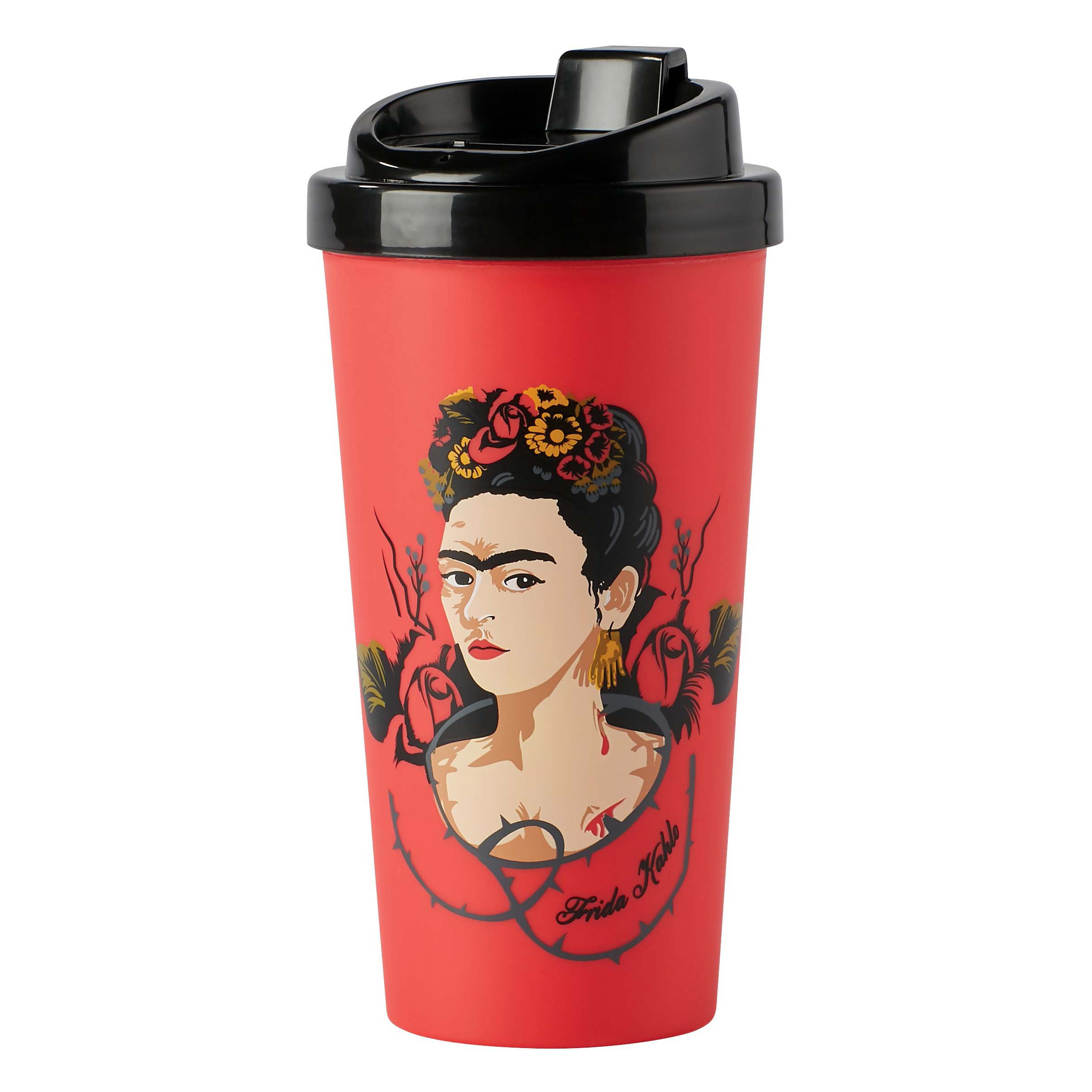 Frida Kahlo Red Rose Coffee Cup - Shop Travel & to-go at H-E-B