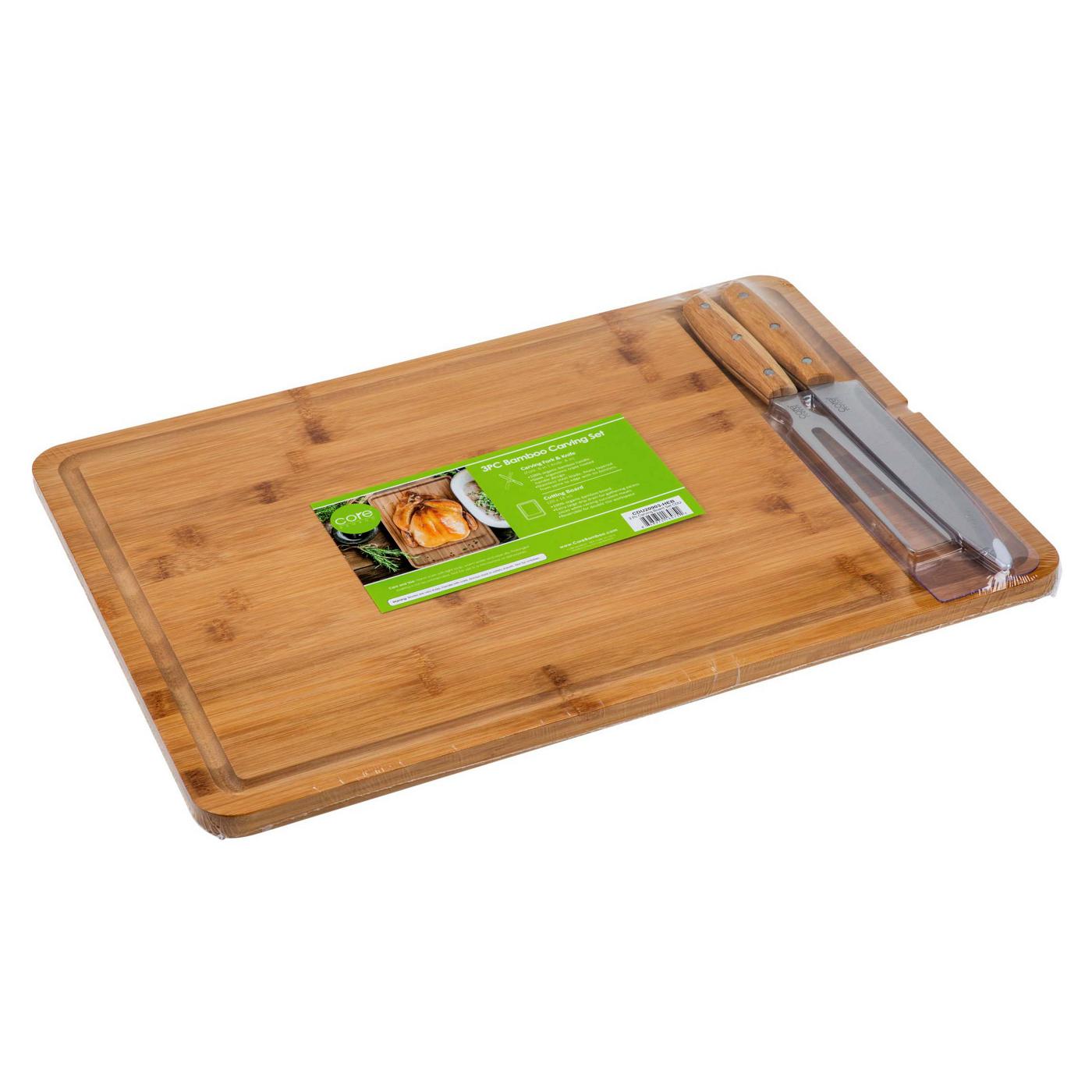Core Bamboo Three Piece Bamboo Carving Set - Shop Cutting boards at H-E-B