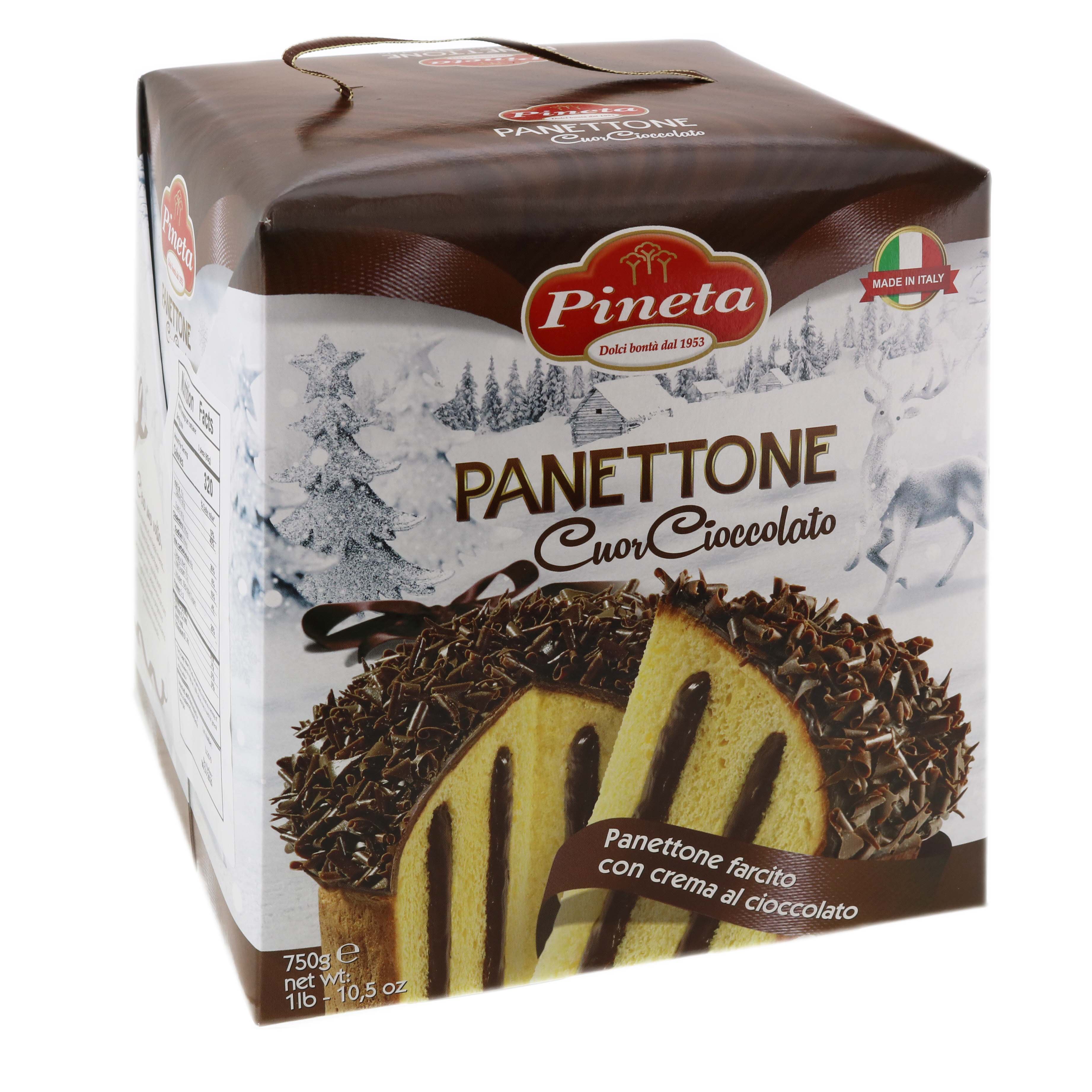 Pineta Cuor Cioccolato Panettone Sweet Bread - Shop Sweet rolls ...
