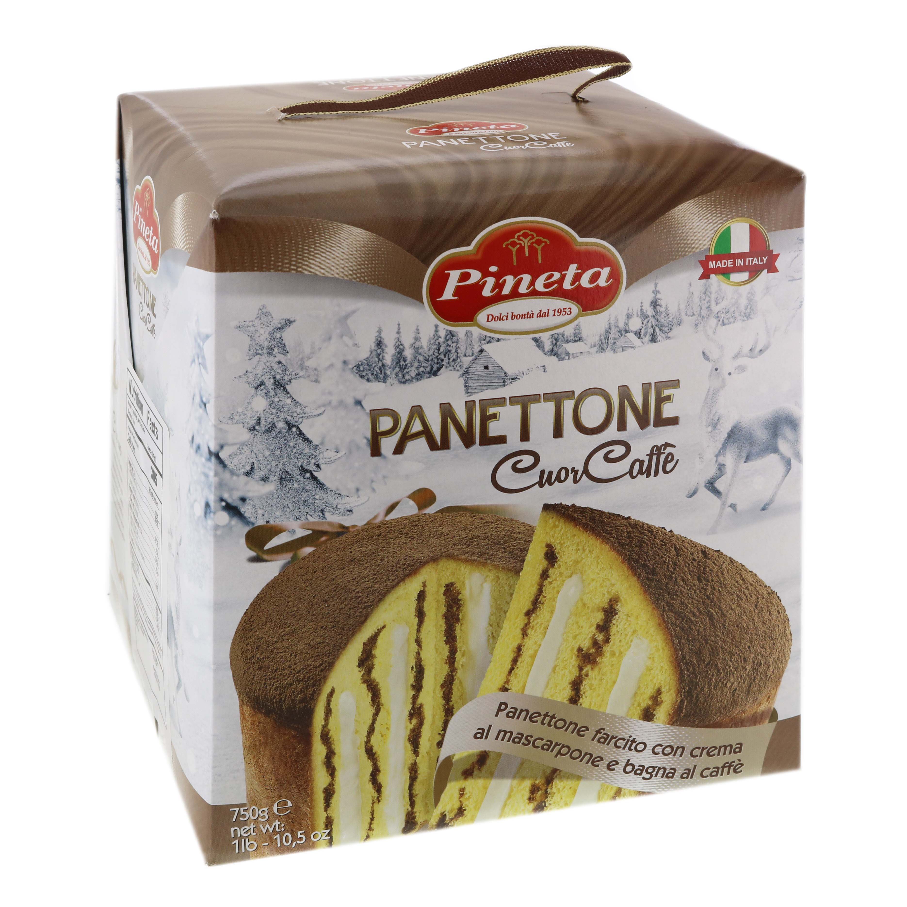 Pineta Cuor Caffe Panettone Sweet Bread - Shop Sweet rolls & scones at ...