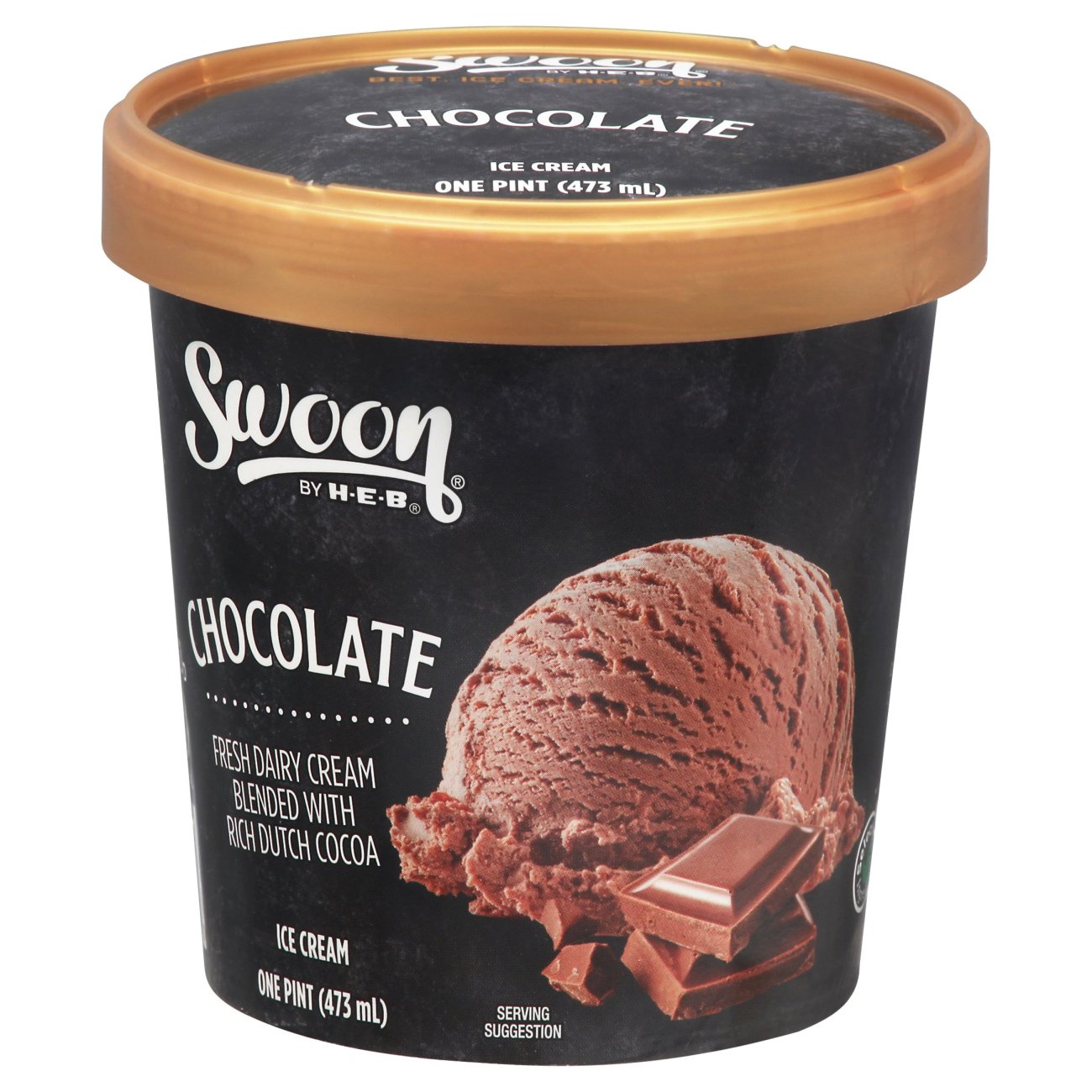 Swoon by H-E-B Chocolate Ice Cream - Shop Ice cream at H-E-B