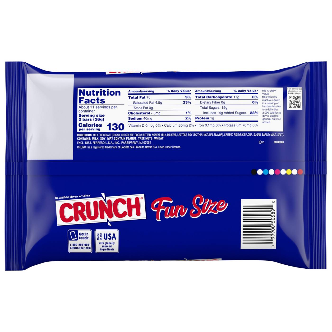Crunch Milk Chocolate Fun Size Candy Bars - Shop Candy at H-E-B